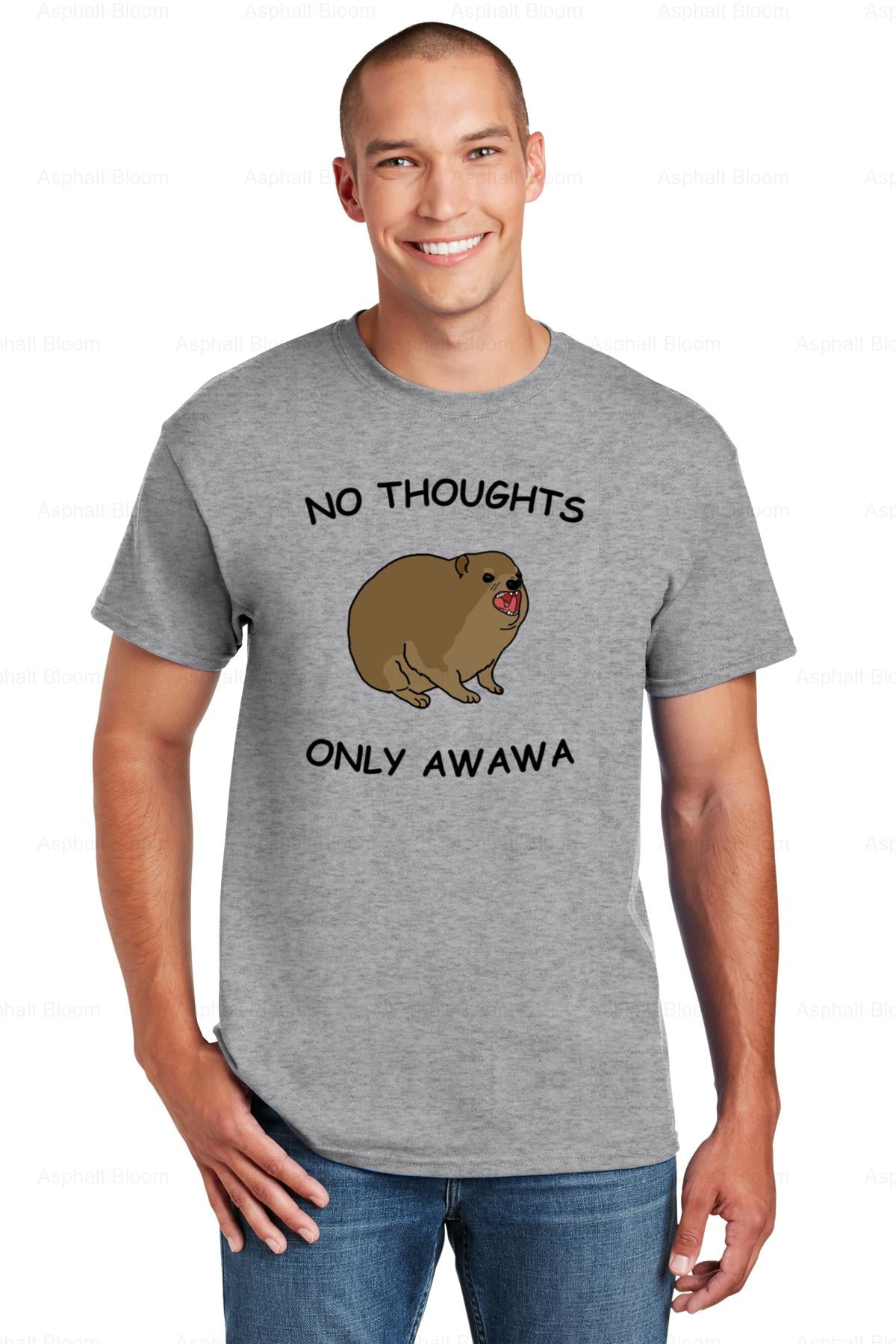 Awawa Hyrax Unisex T-Shirt With Cute Meme Art For Animal Lovers up to ...