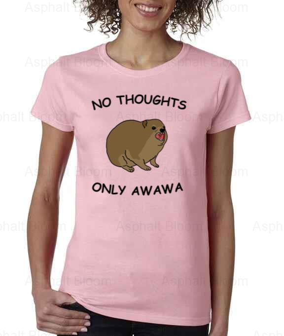 Awawa Hyrax Unisex T-Shirt With Cute Meme Art For Animal Lovers up to ...