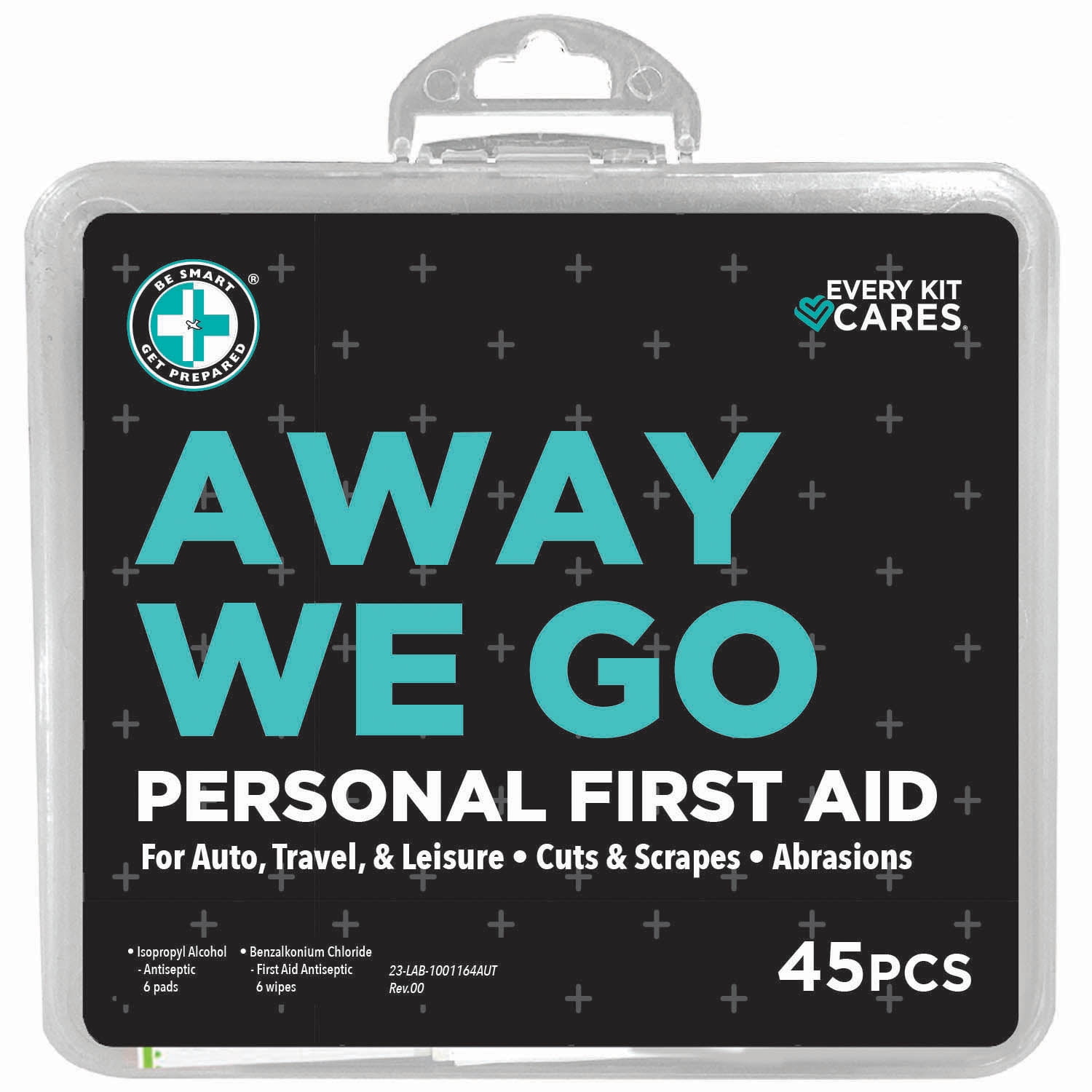 Away We Go First Aid Kit 45pcs. HSA/FSA Eligible - Walmart.com