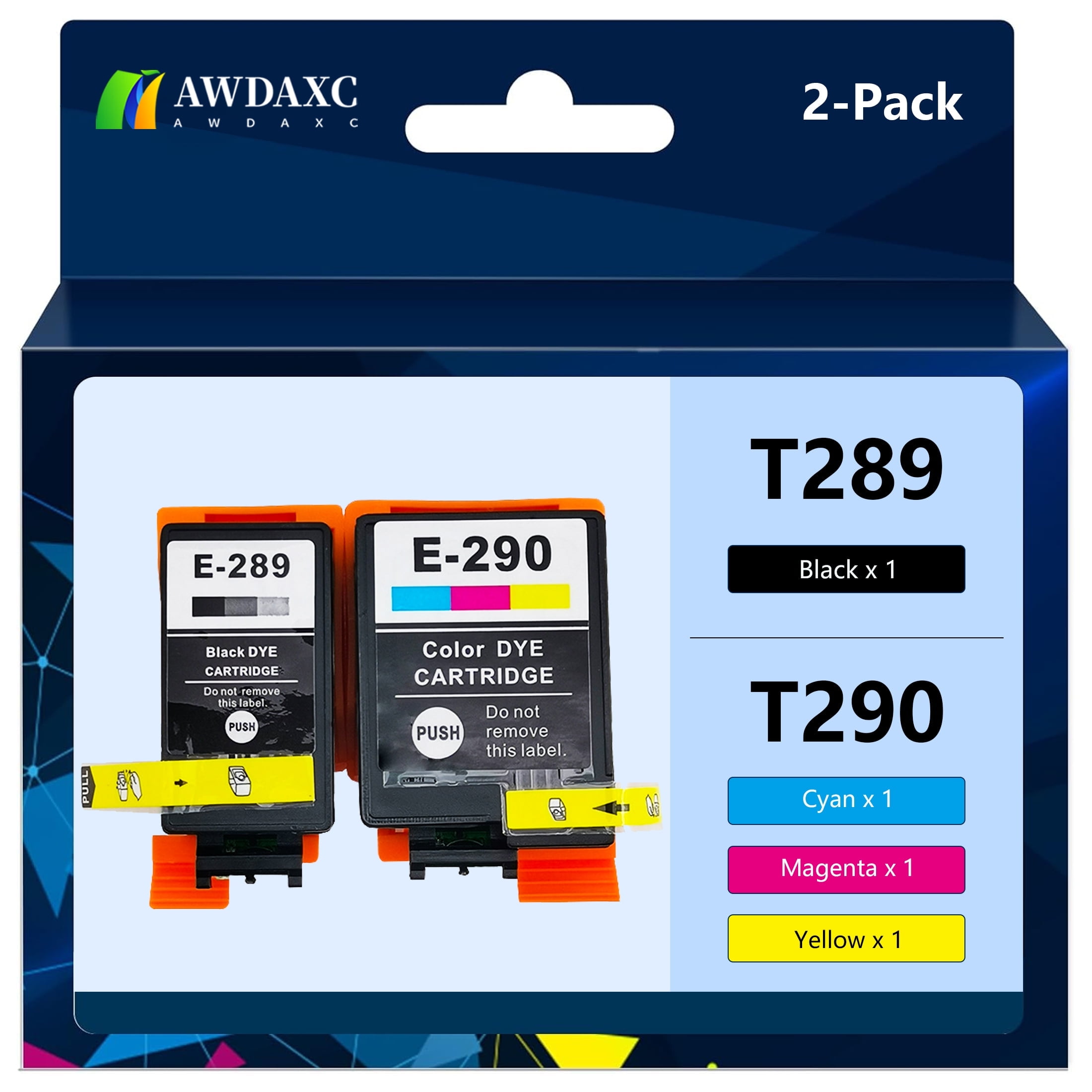 Awdaxc Compatible Ink Cartridges For Epson T289 / 290,Suitable For ...