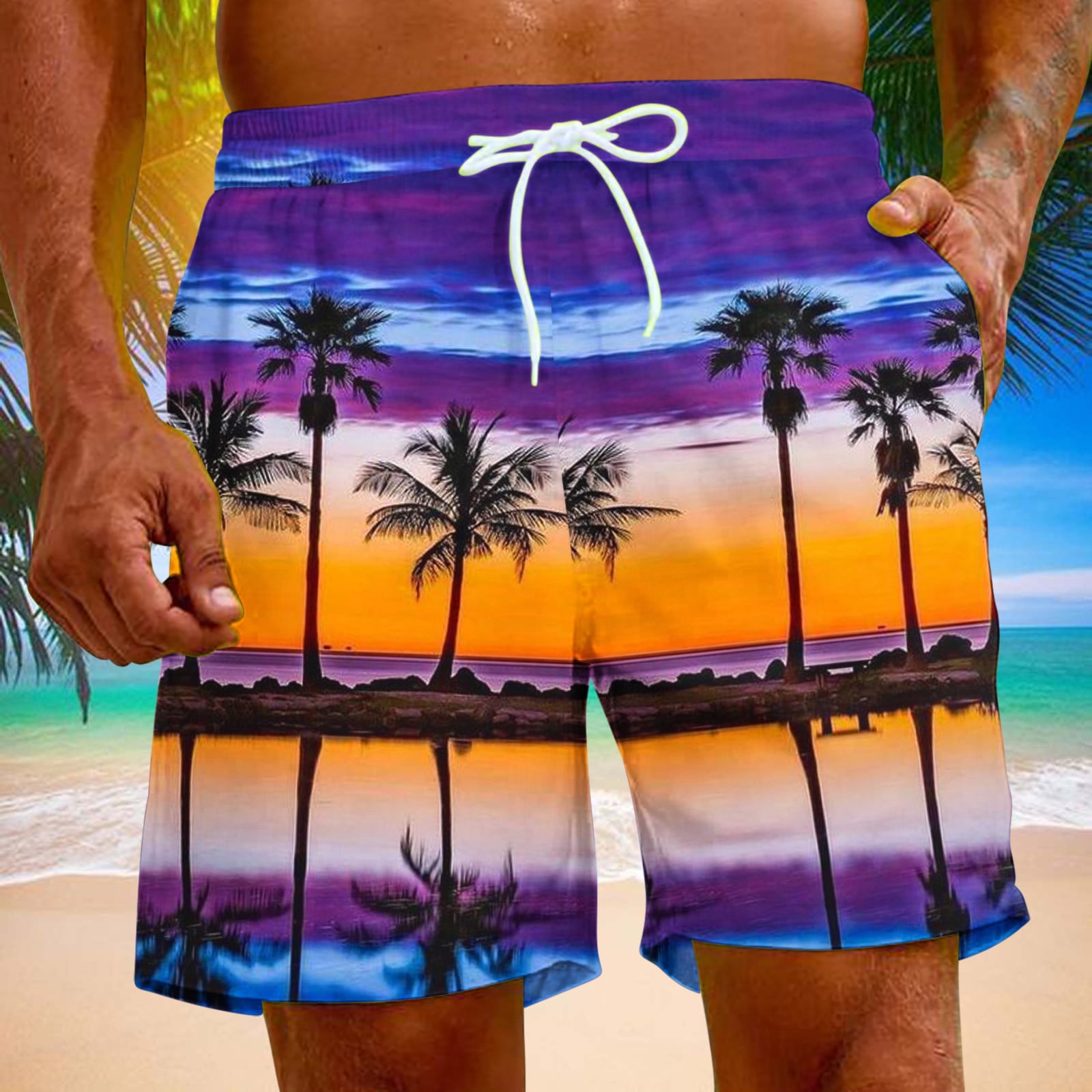 Awdenio Athletic Shorts for Men Stylish Summer Swim Trunks Quick Dry ...