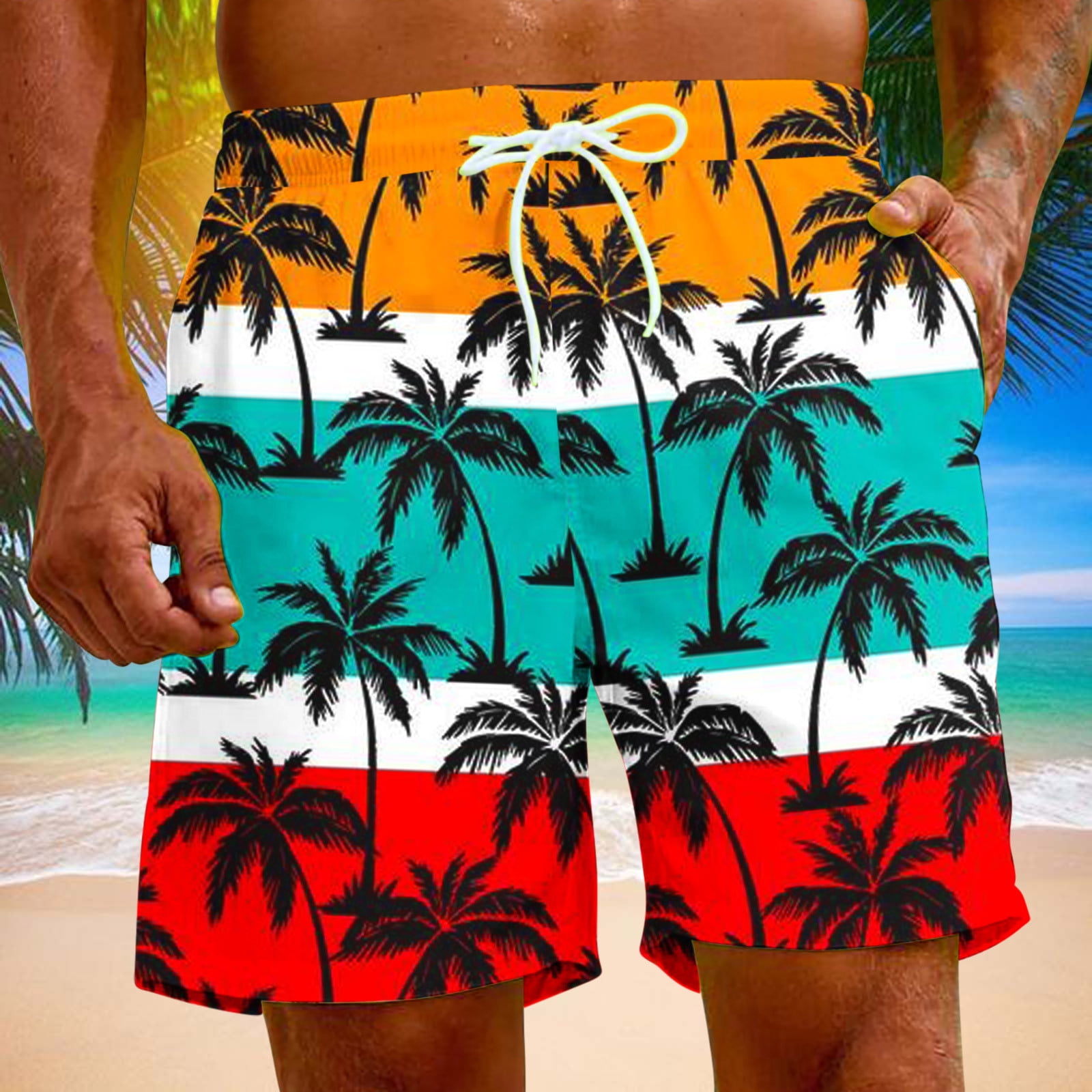 Awdenio Basketball Shorts Men Stylish Summer Swim Trunks Quick Dry ...