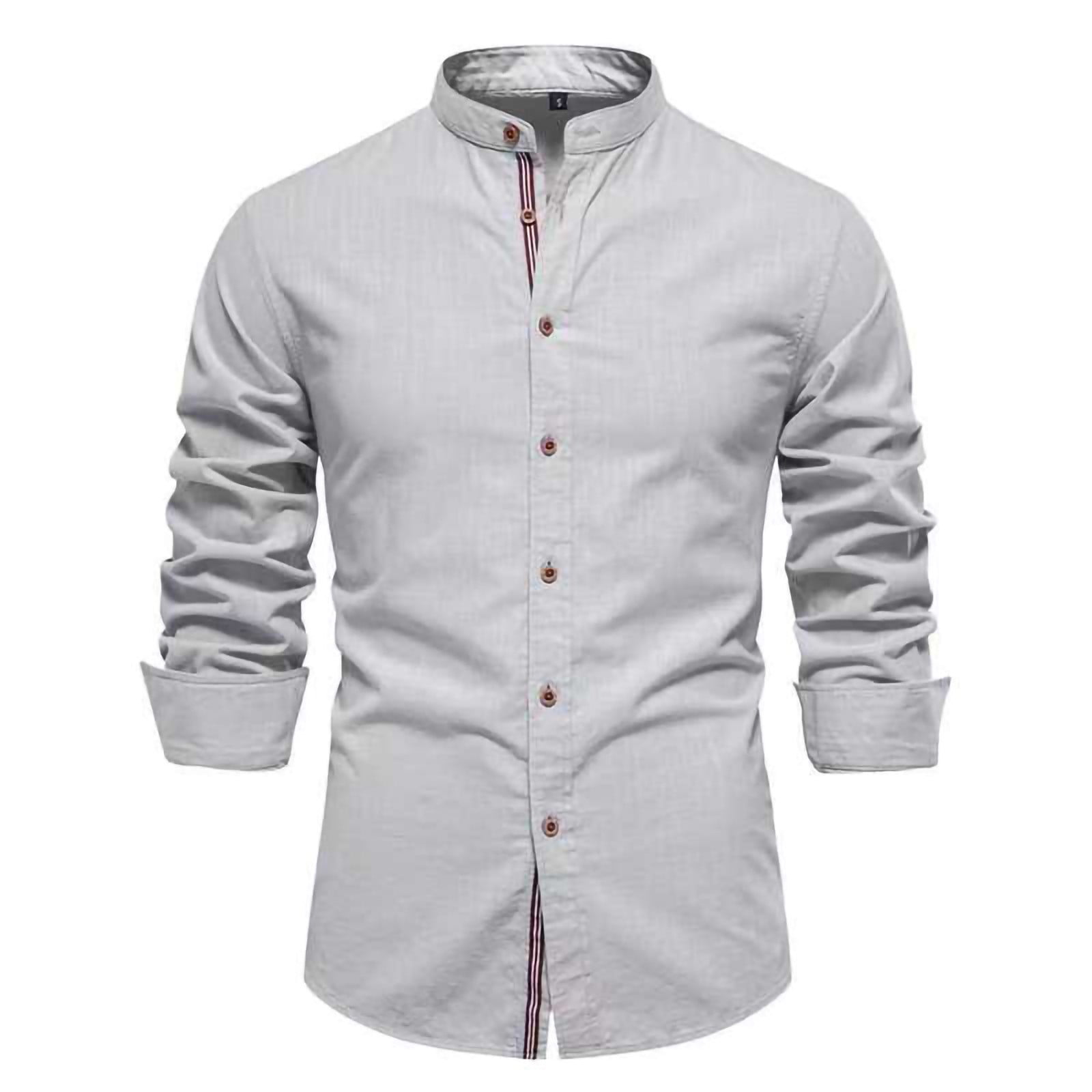 Awdenio Big and Tall Shirts for Men Dress Shirts Long Sleeve Button ...