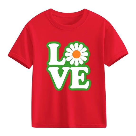 Awdenio Boys Girls Patriotic Tee Short Sleeve T-Shirt, Crew Neck Casual ...