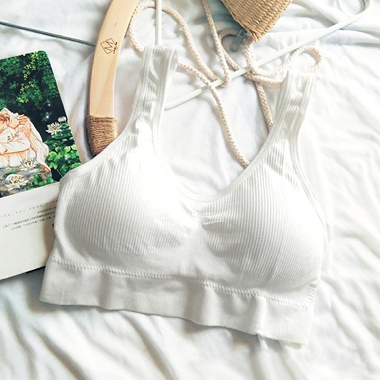 Awdenio Bras for Women , Women's Cute Bra Without Steel Ring U-shaped ...