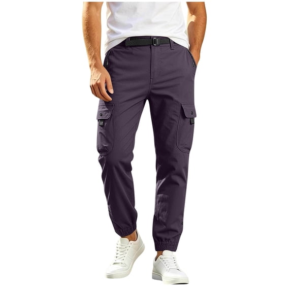 Mavick Cargo Pants for Men Lightweight Quick Dry Elastic Waist Golf ...