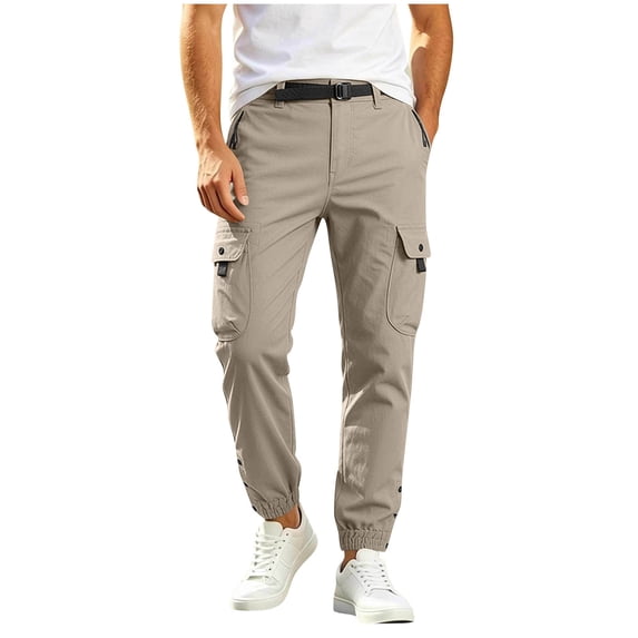 Mavick Cargo Pants for Men Lightweight Quick Dry Elastic Waist Golf ...