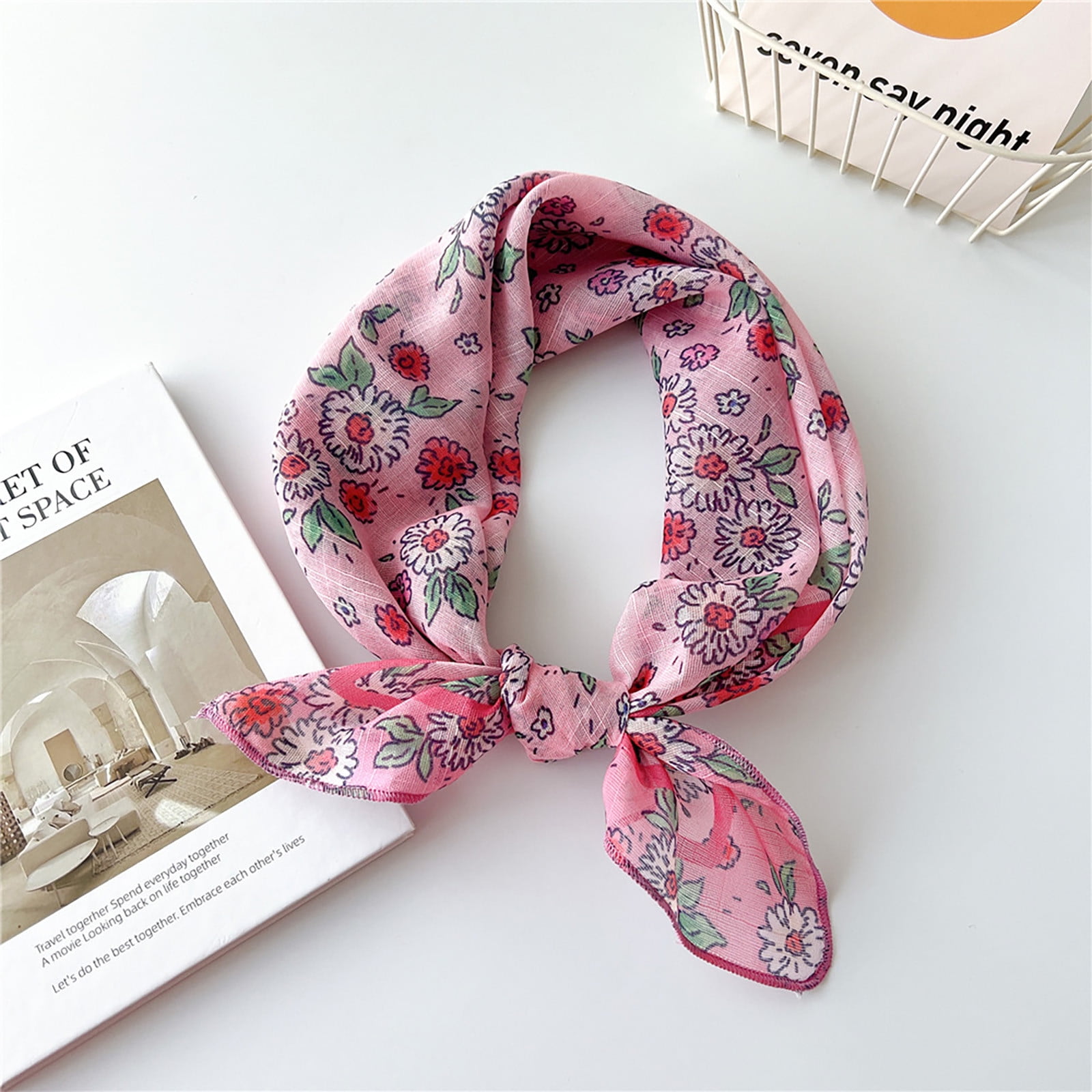 Awdenio Fashion Scarves Lightweight Women's Cotton and Linen Small ...