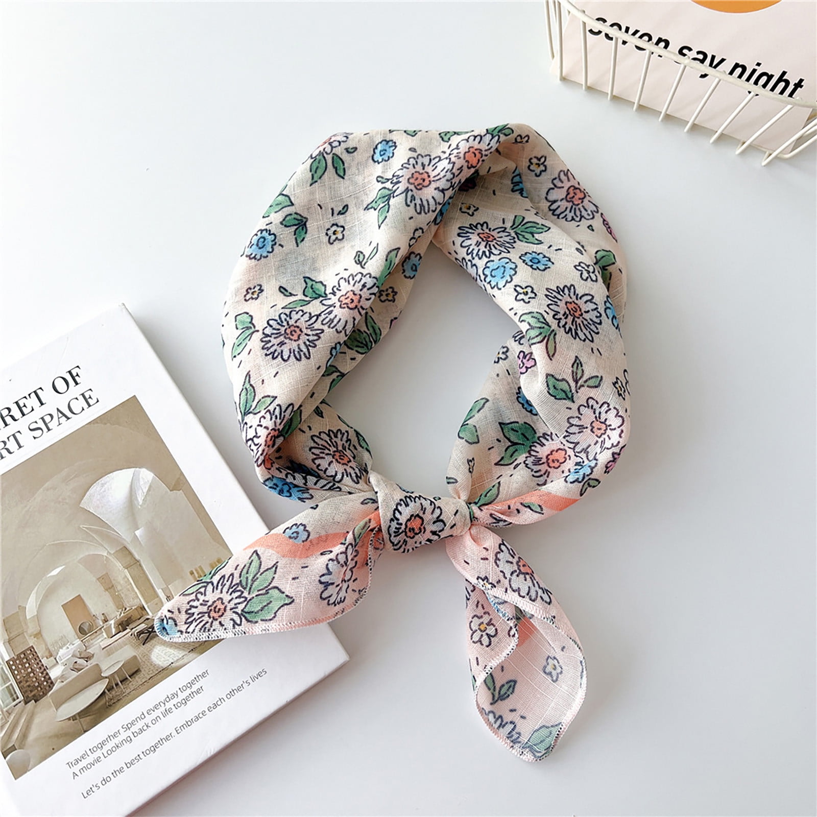 Awdenio Fashion Scarves Lightweight Women's Cotton and Linen Small ...