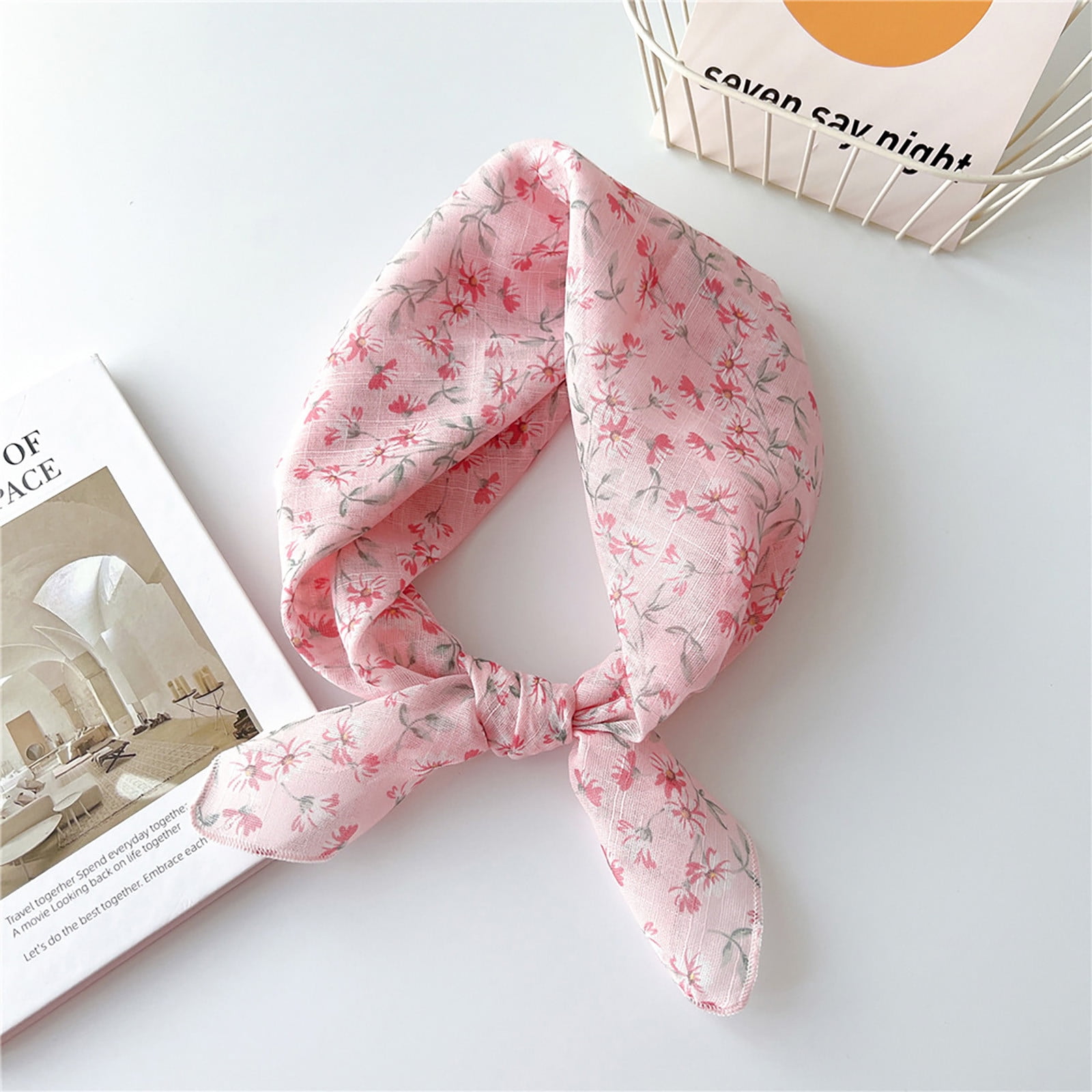 Awdenio Fashion Scarves Lightweight Women's Cotton and Linen Small ...