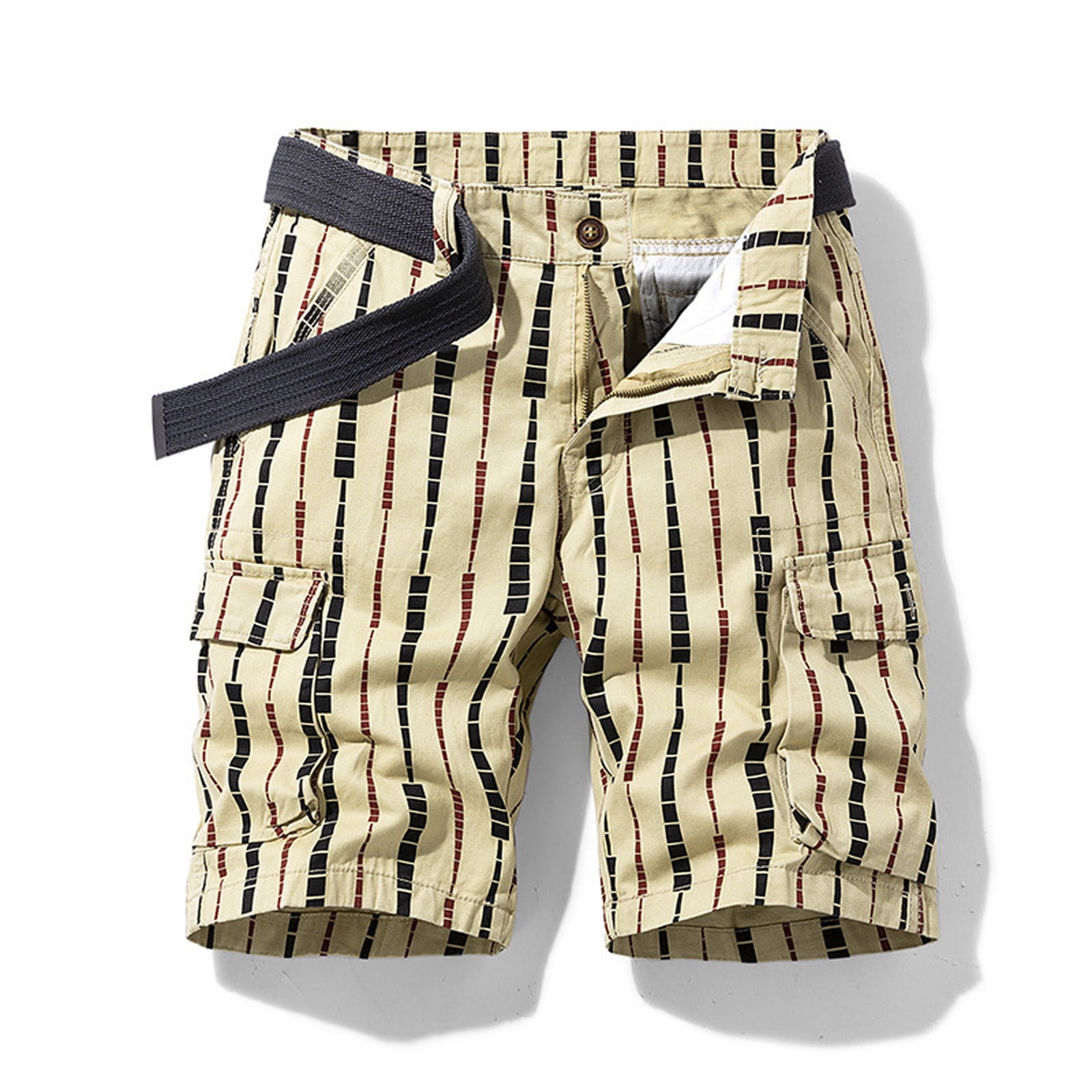 Awdenio Mens Camo Shorts Stretch Camouflage Camo Below The Knee Shorts ...