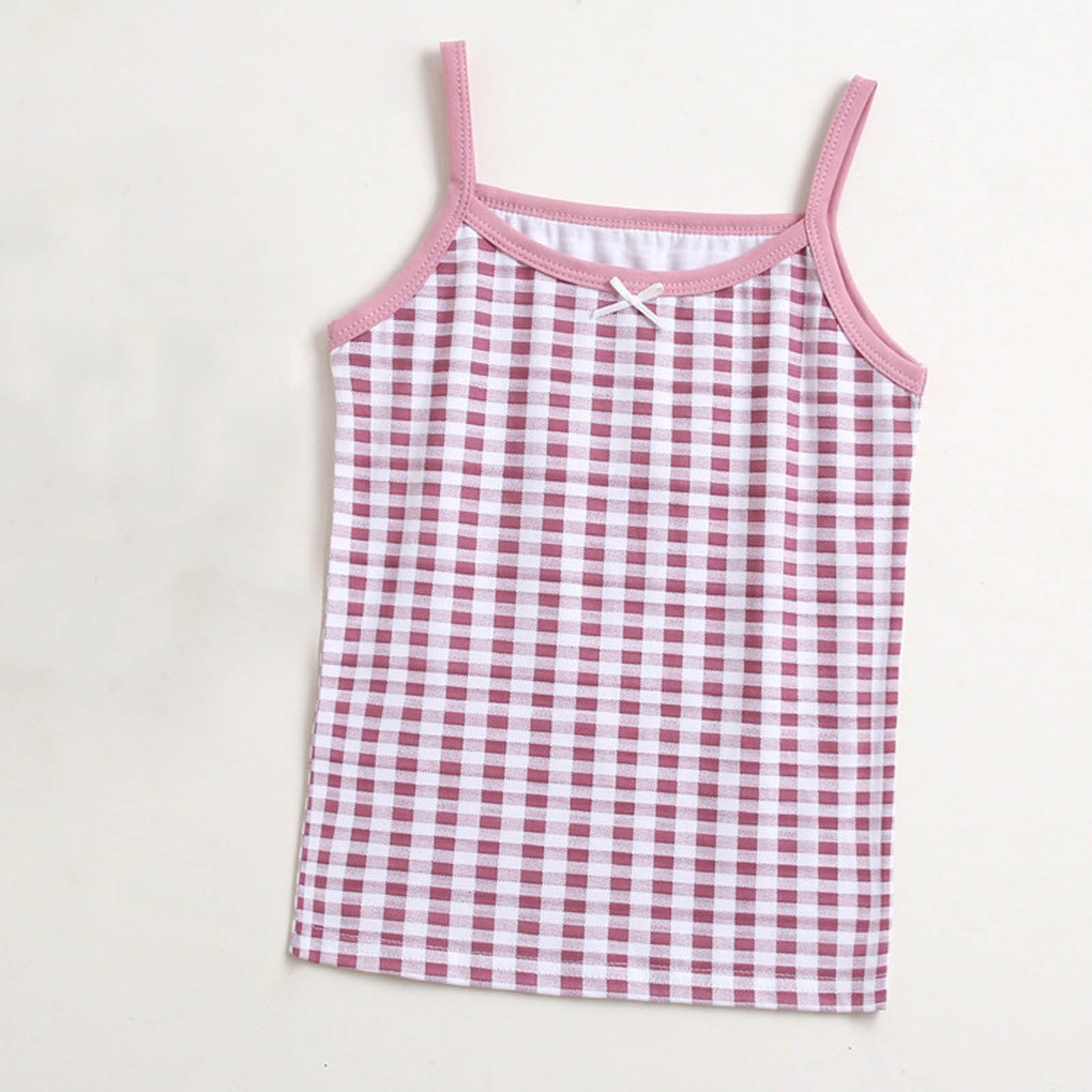 Awdenio Kids Girls Print Camisole Tank Top, White Sleeveless Cami With ...