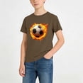 Awdenio Kids Soccer Graphic Tee Multicolor Crew Neck Short Sleeve Soft ...