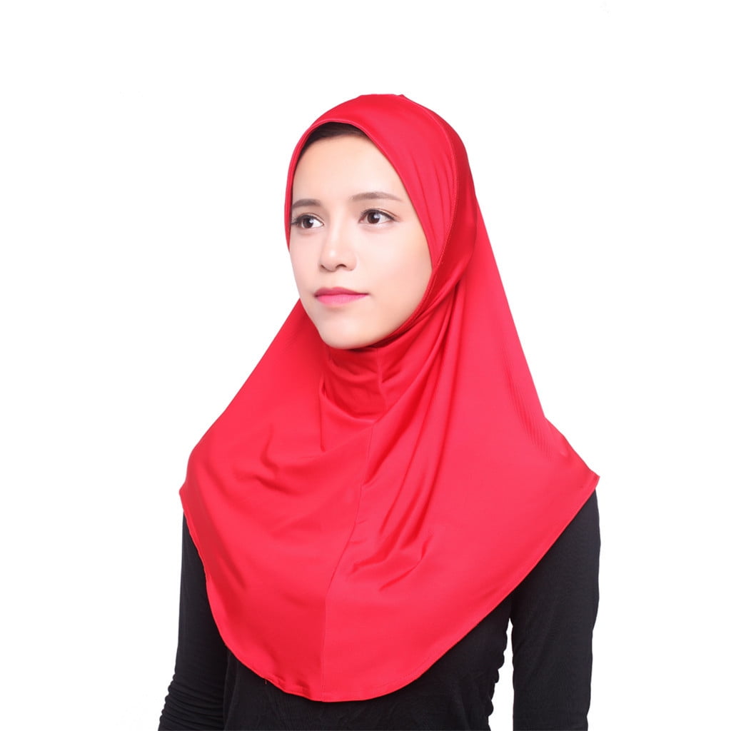 Awdenio Lightweight Muslim Women Inner Hijab Headscarf Cap Islamic Full ...
