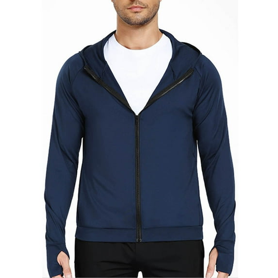 Awdenio Long Sleeve Shirts for Men Lightweight Running Jackets,UPF 50 ...