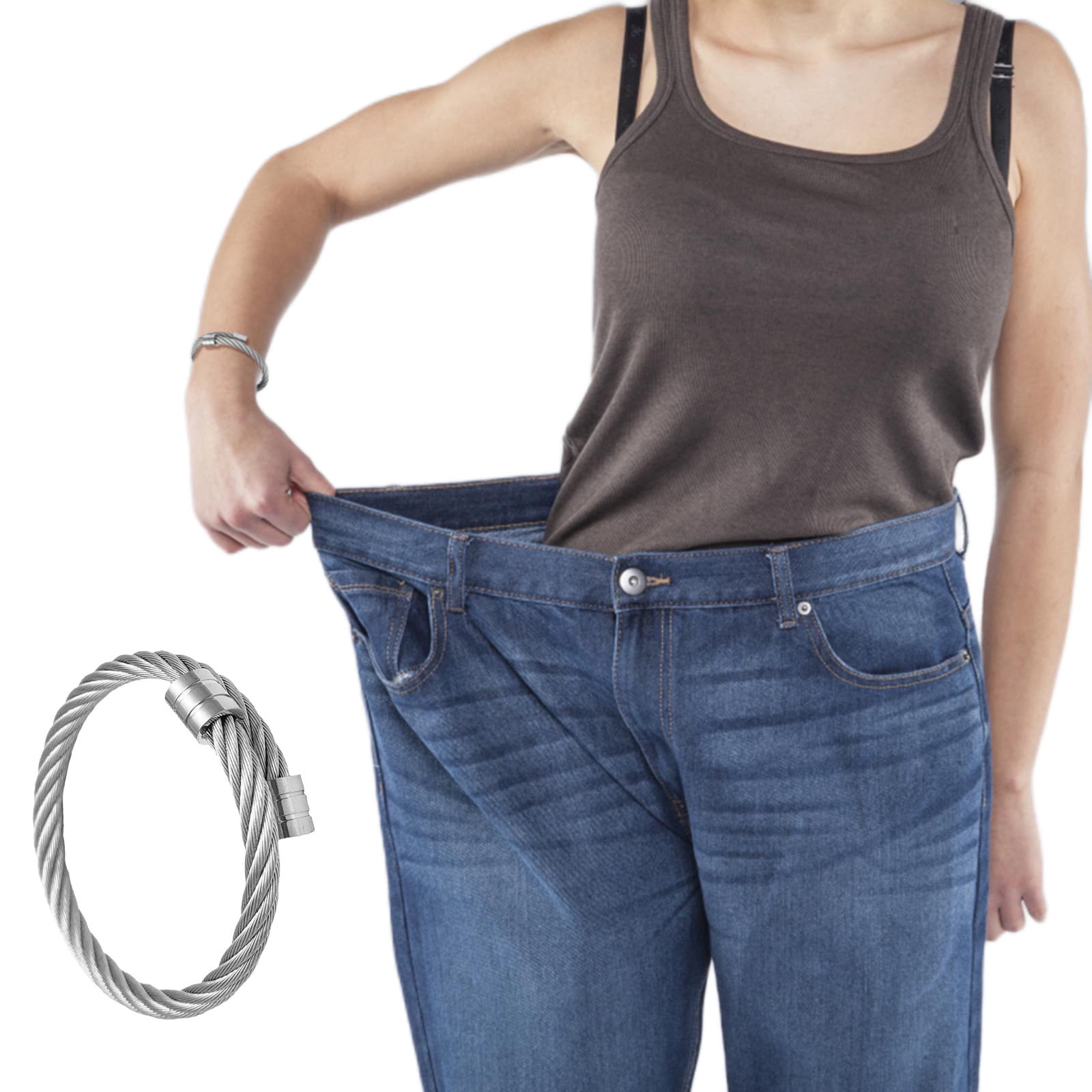 Awdenio Lymph Detox Magnetic Bracelet for Women, Titanium Steel ...