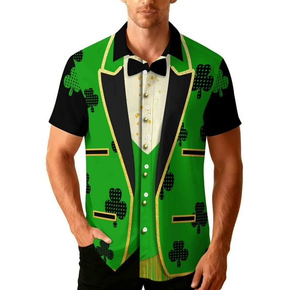 Awdenio Men Shirts Funny Tuxedo Graphic T-Shirt Novelty Short Sleeve ...