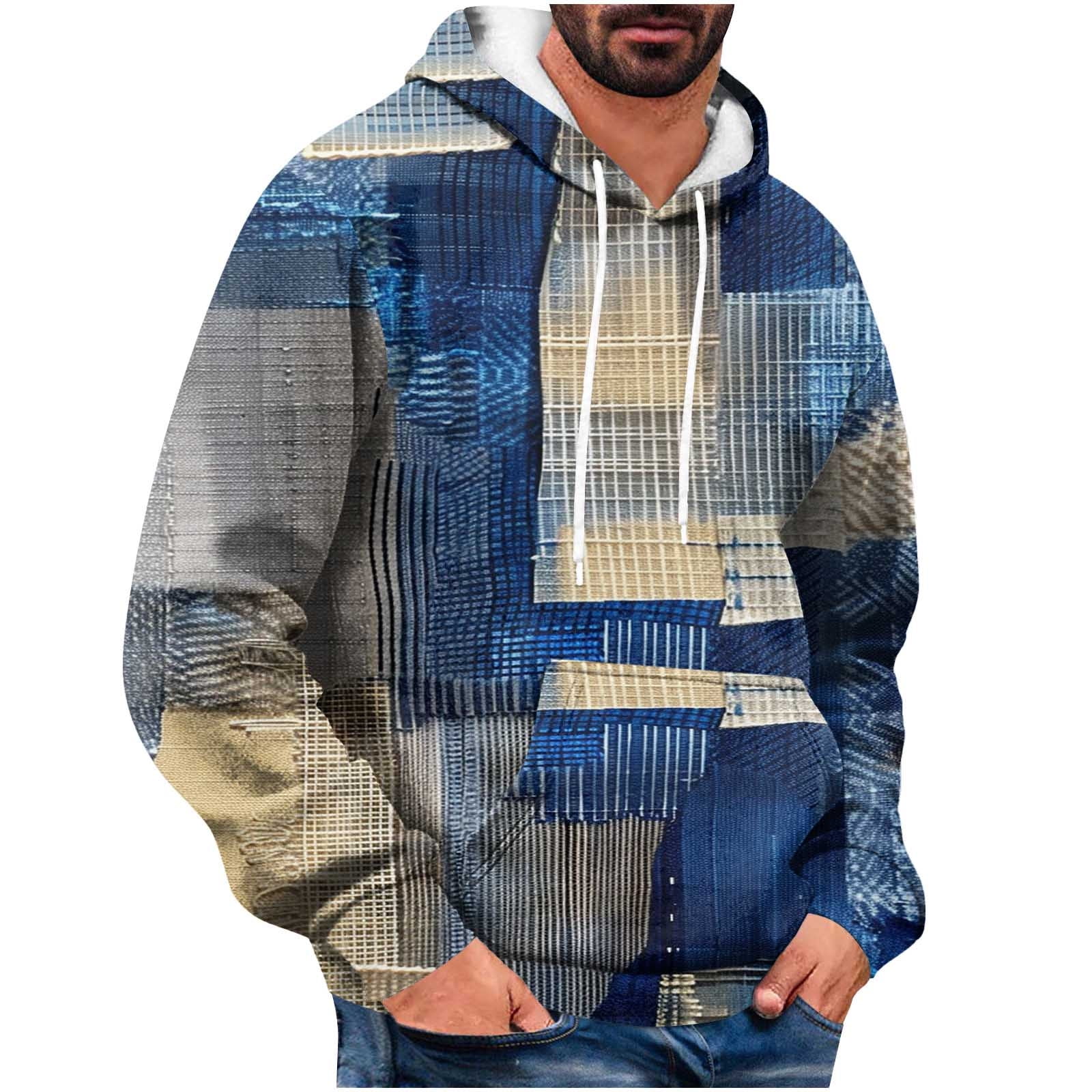 Awdenio Men's Fashion Hoodies & Sweatshirts Long Sleeve with Hood Fall ...
