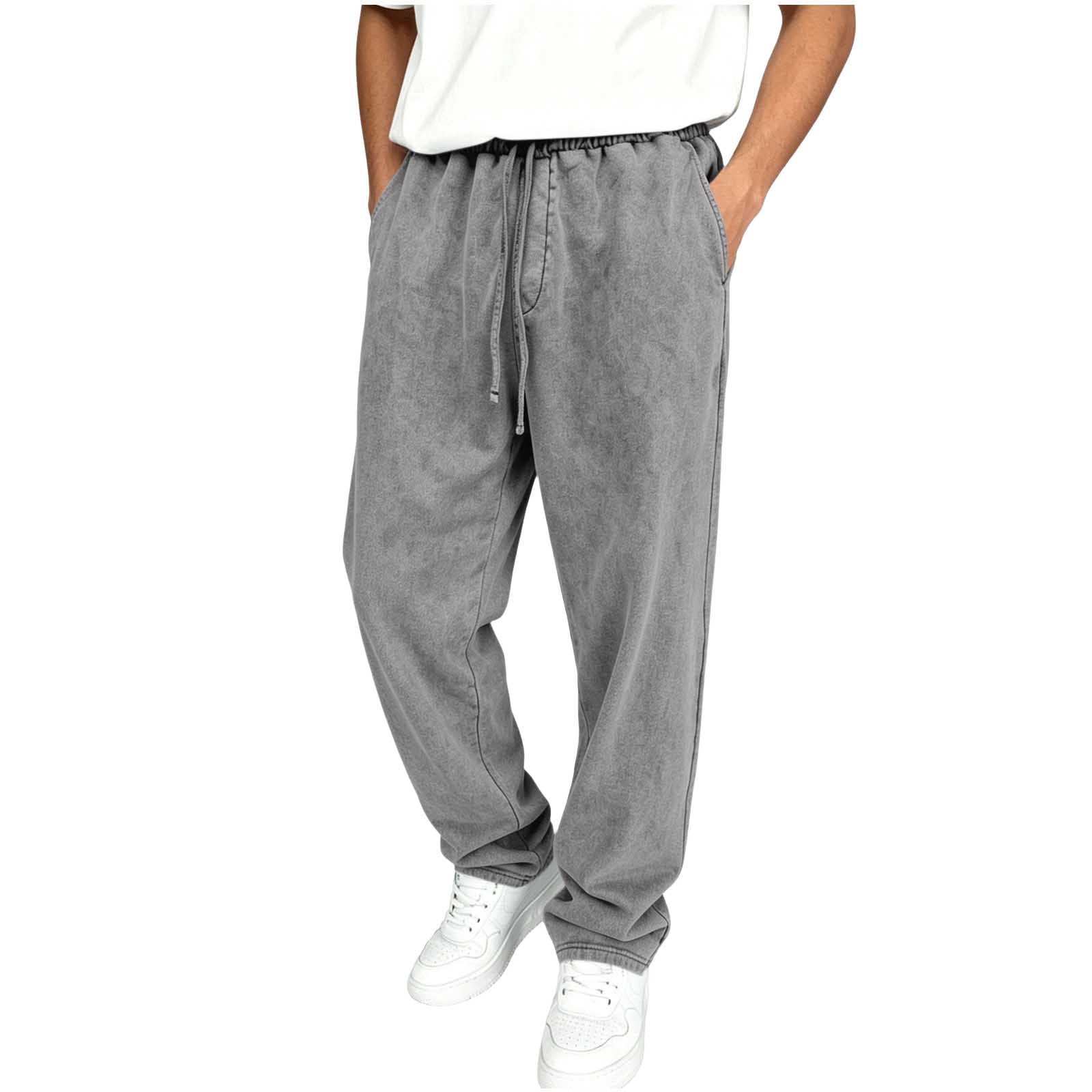 Mavick Men's Pants Casual Regular Fit Denim Pants Straight Leg Jeans ...