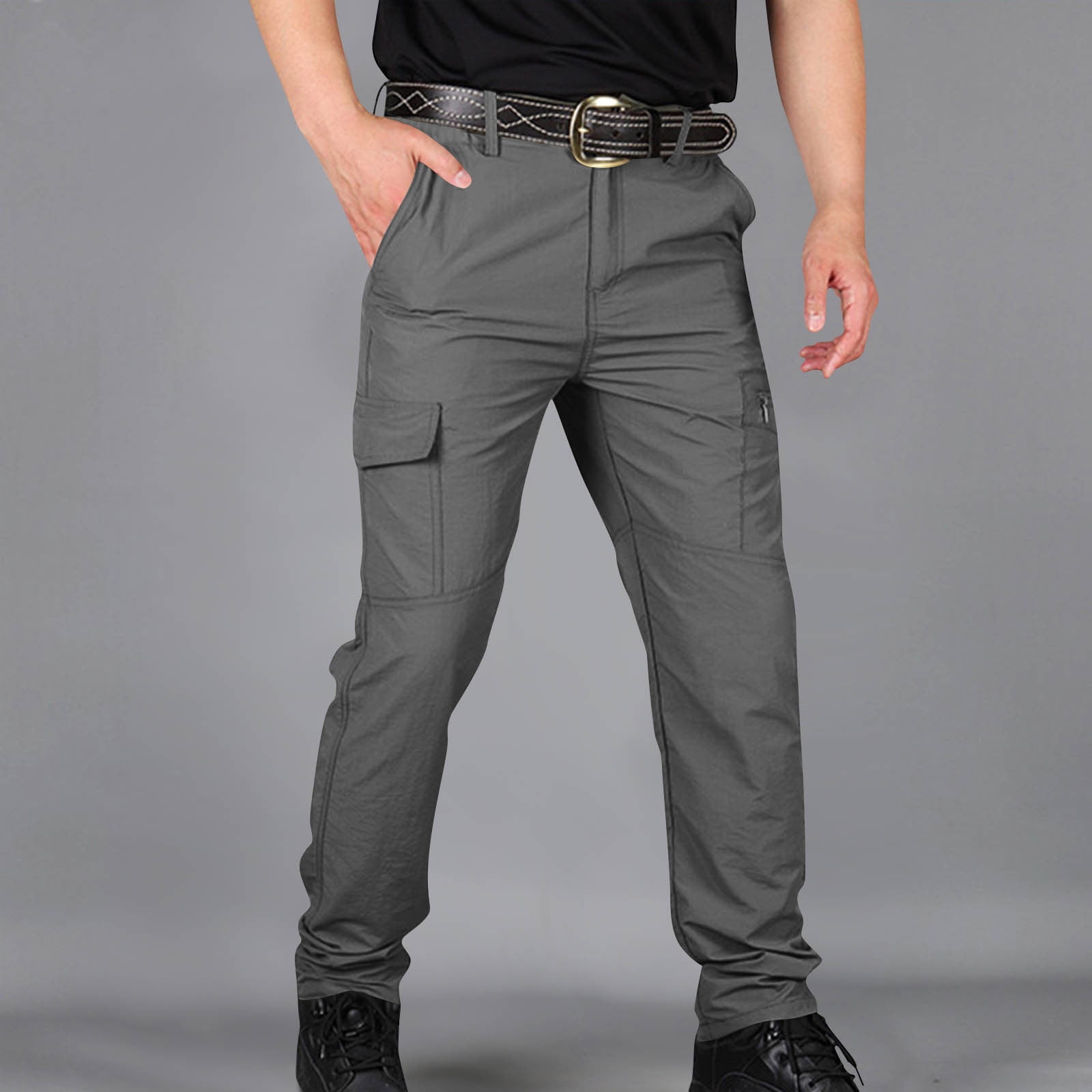 Awdenio Mens Cargo Pants Tactical Pants with Pockets Outdoor Water ...