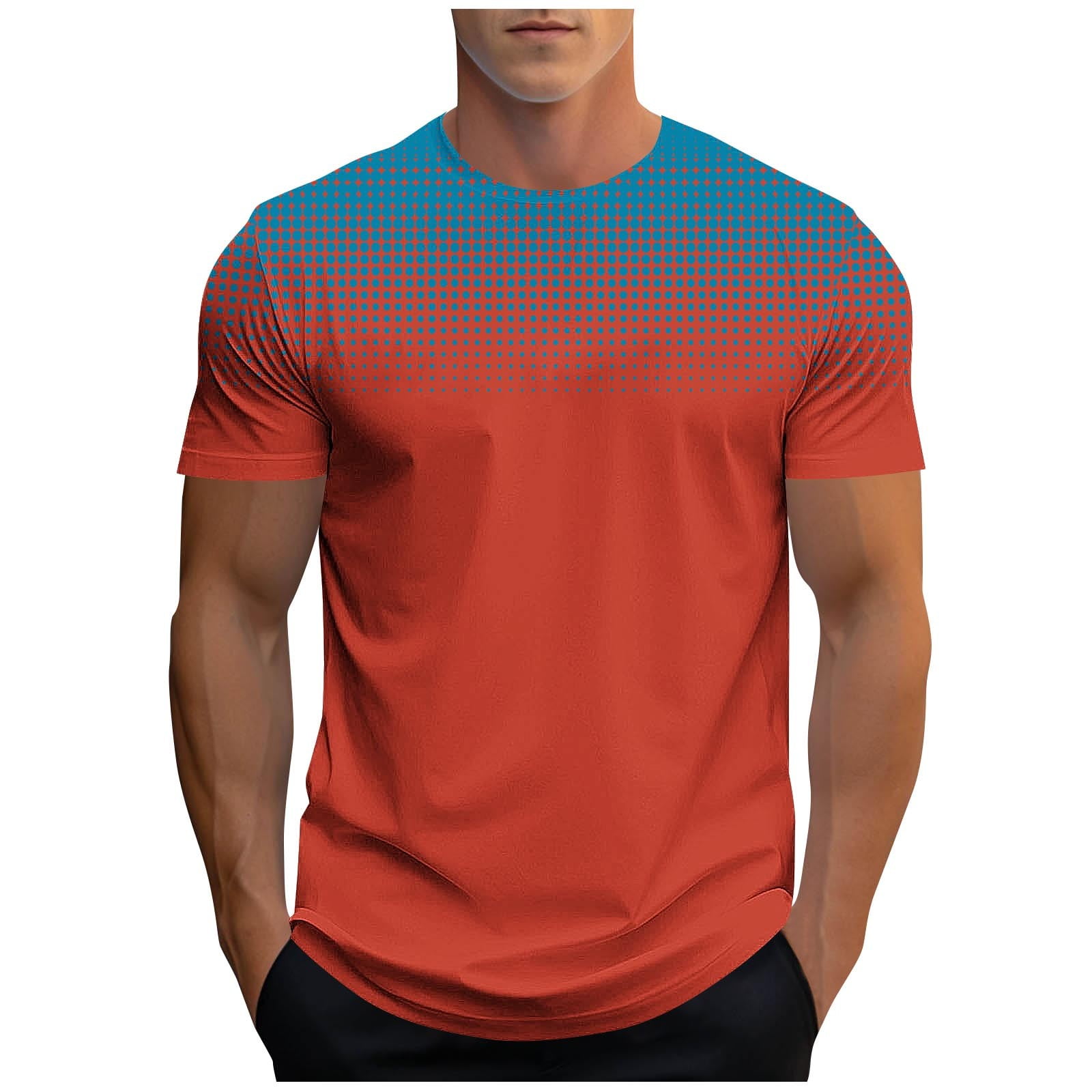 Awdenio Mens Graphic T-shirts Quick Dry Performance Gym T Shirts for ...