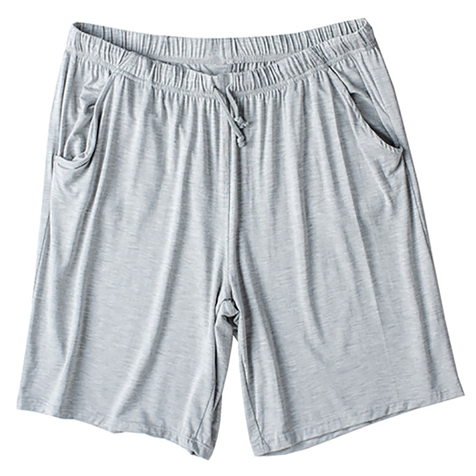Awdenio Mens Pajama Shorts Summer Quarter Length Home Pajamas Thin And ...