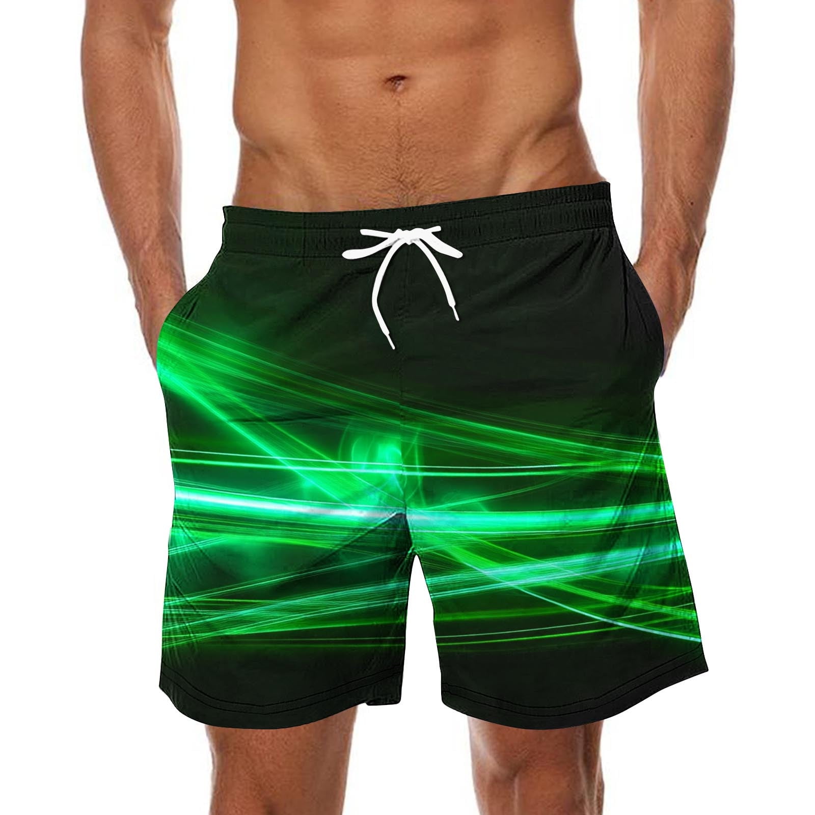 Awdenio Mens Shorts Swim Bathing Trunks Soft Swimming Shorts Quick Dry ...