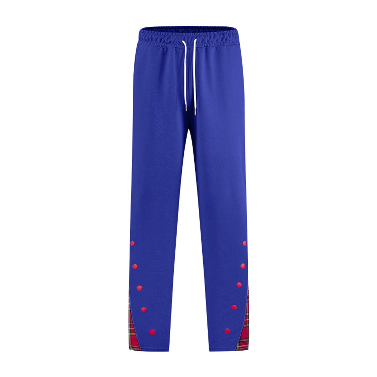Awdenio Mens Sweatpants Youth Loose Fit Tear-Away Pants Snap Button ...