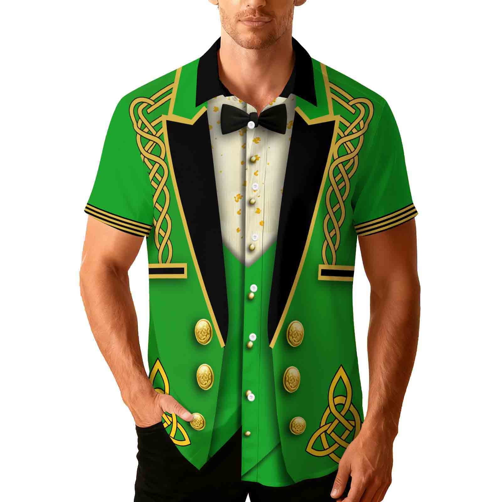 Awdenio Mens T-shirts Funny Tuxedo Graphic T-Shirt Novelty Short Sleeve ...