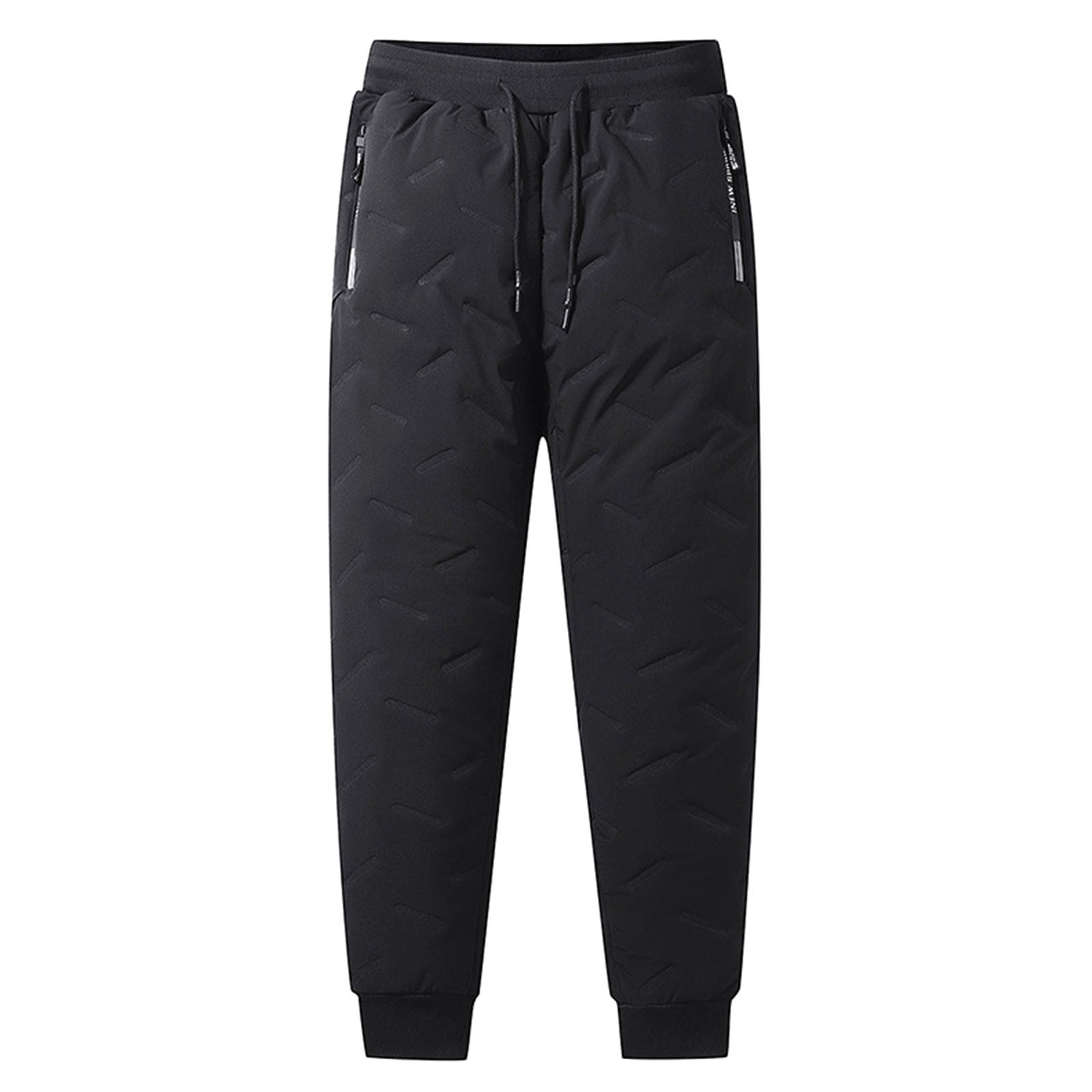 Awdenio Mens Winter Warm Sweatpants Fleece Sherpa Lined Track Pants ...