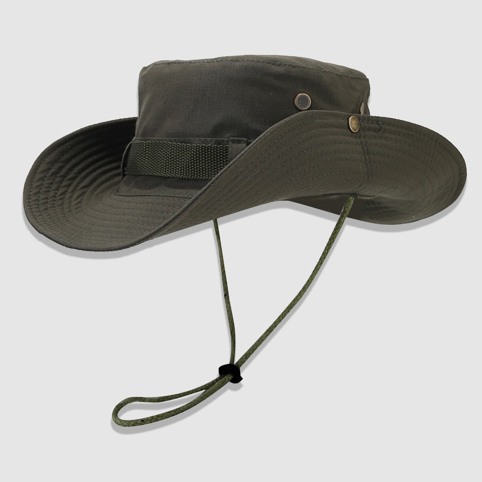 Awdenio Mens Womens Hats Bucket Rain Hat with Chin Strap Quick Dry ...