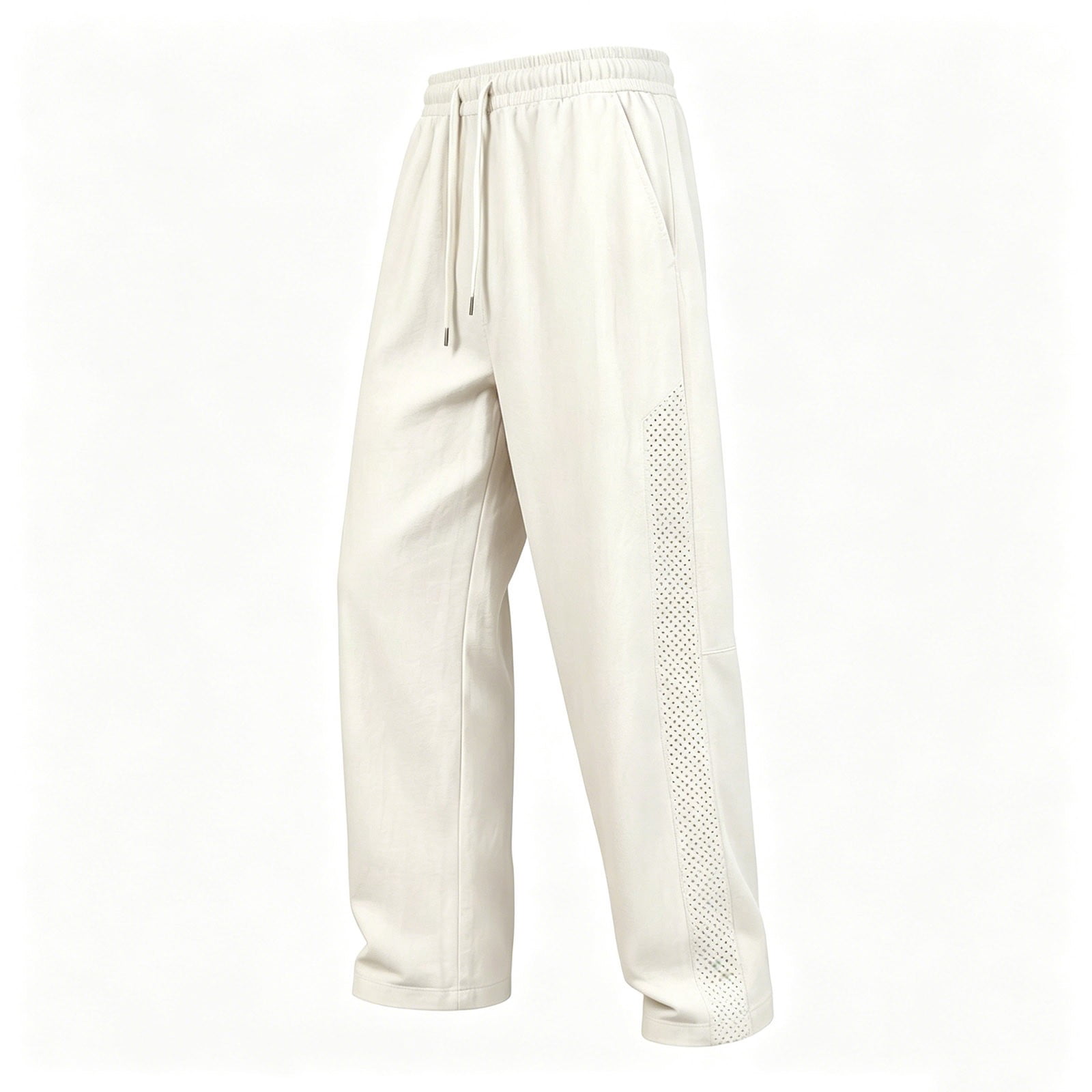 Mavick Pants for Men Drawstring Waist Pants Pleated Straight Leg Loose ...