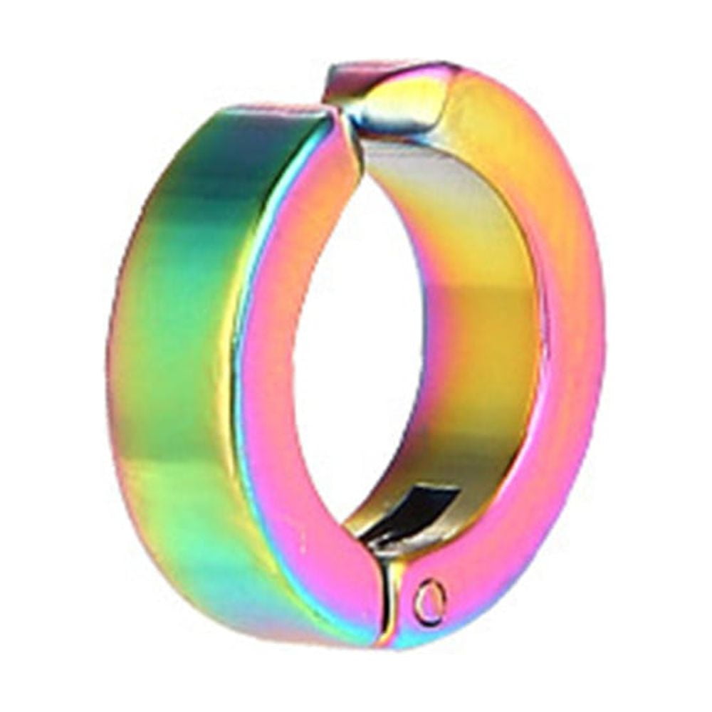 Awdenio Sale Men Women Titanium Steel Round Small Non-Pierced Ear Cuff ...