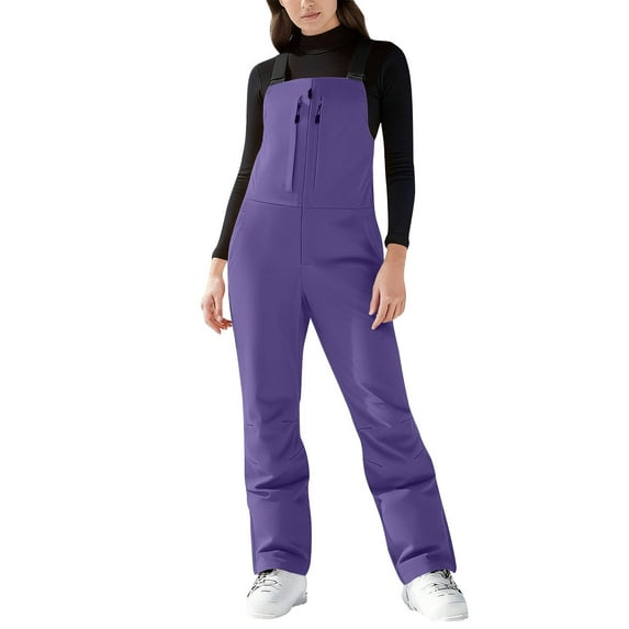 Awdenio Ski Pants Women Snow Bibs Insulated Waterproof Ski Bibs ...