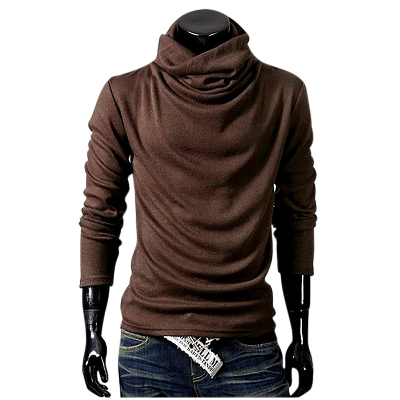 Awdenio Sweaters for Men Turtleneck Sweater Slim Fit Turtle Neck Men's ...