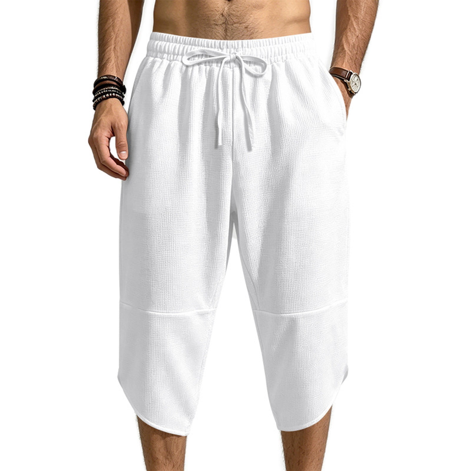 Mavick Sweatpants for Men Elastic Waist Drawstring Workout Gym Joggers ...