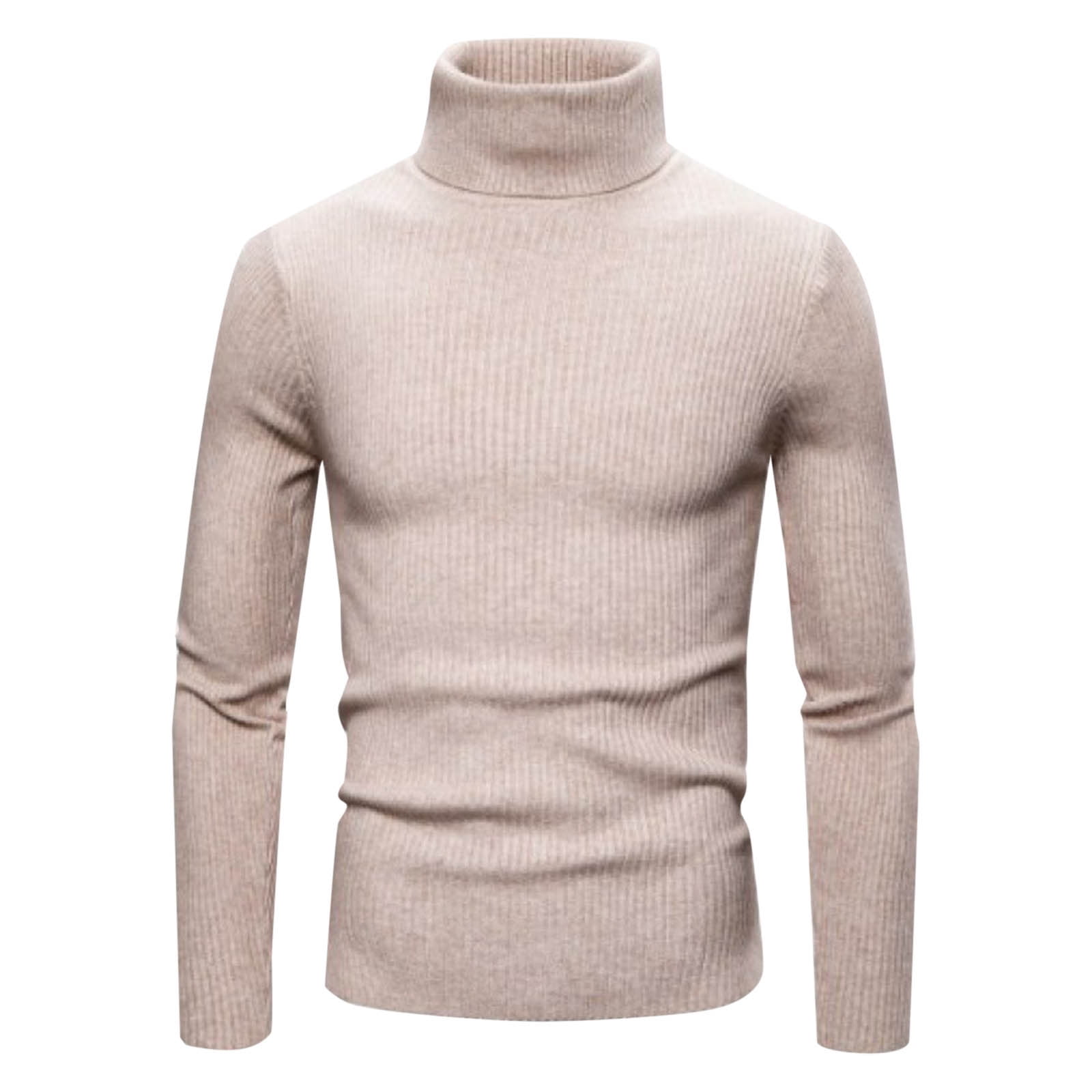 Awdenio Turtleneck Sweater Slim Fit Turtle Neck Sweater for Men Long ...
