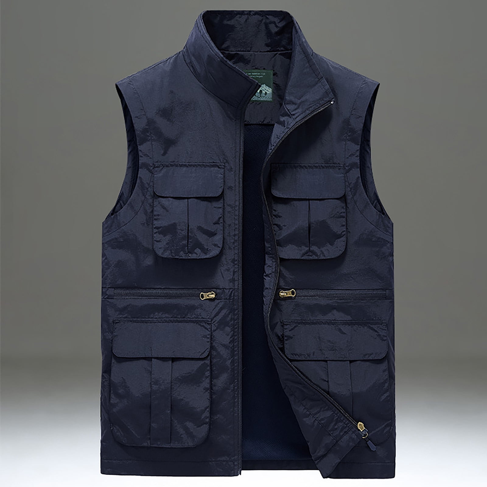 Awdenio Unisex Jackets for Men, Men's Work Jacket Standing Collar ...