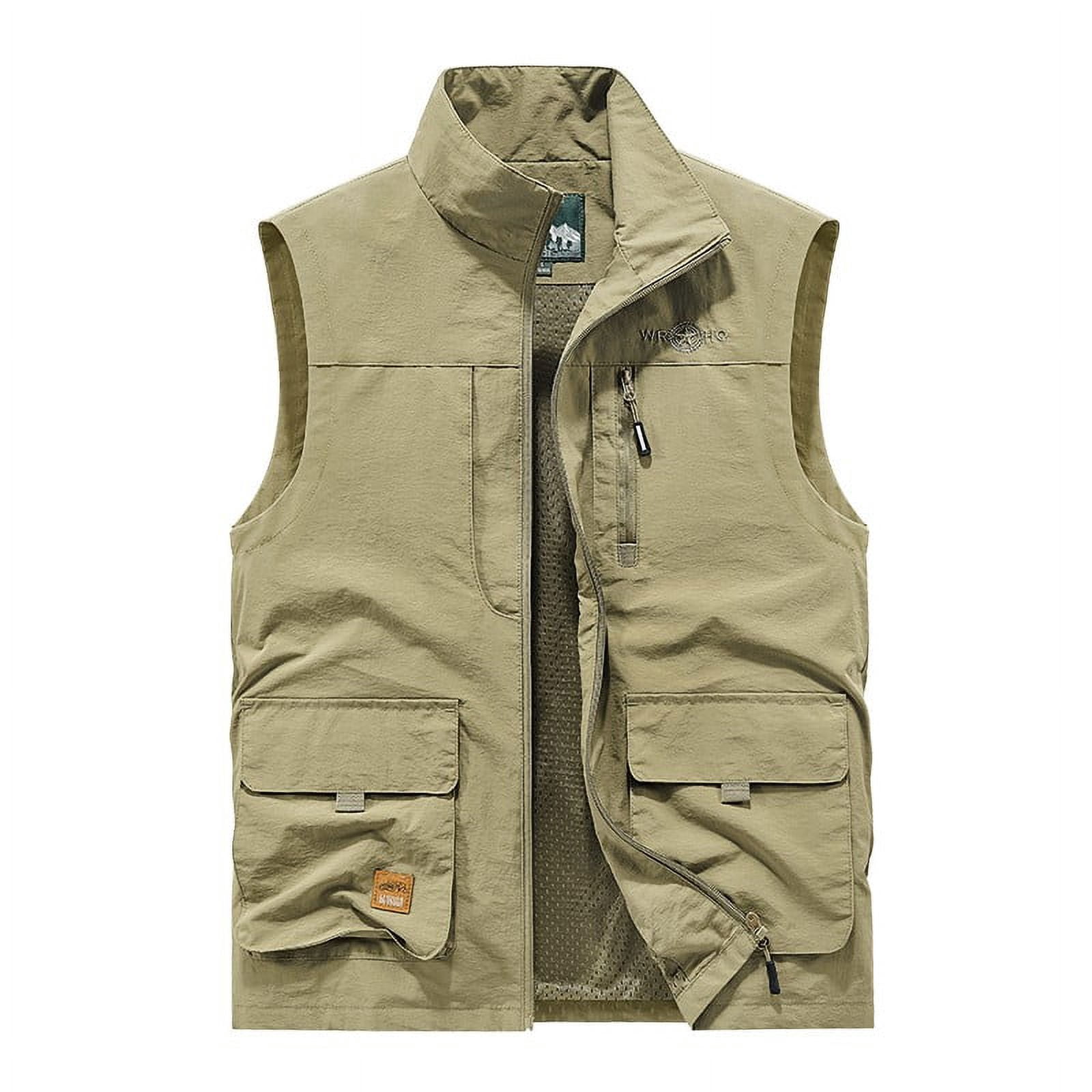 Awdenio Unisex Jackets for Men, Men's Work Jacket Standing Collar ...