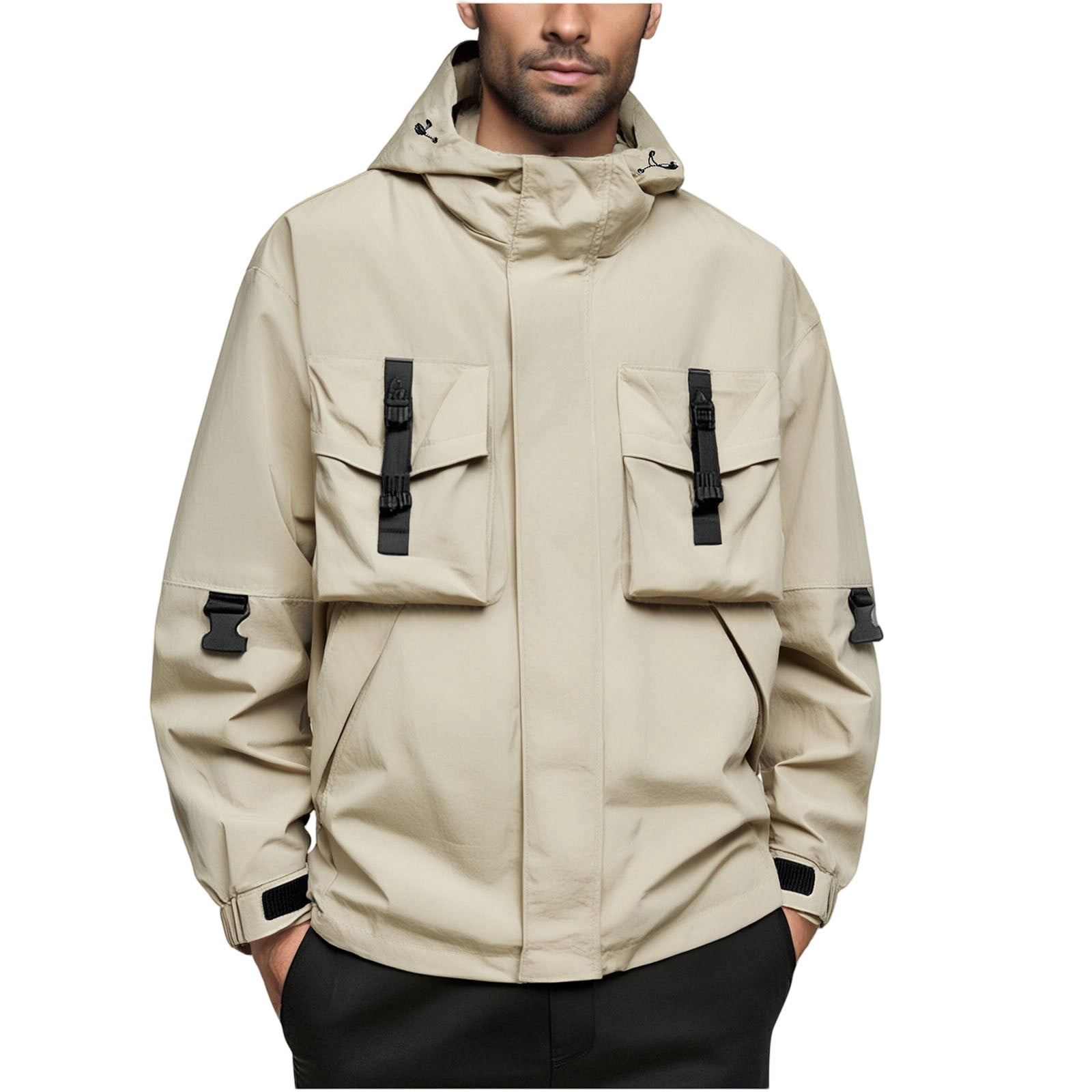 Awdenio Winter Coats for Men Baggy Snowboard Coat Waterproof Insulated ...