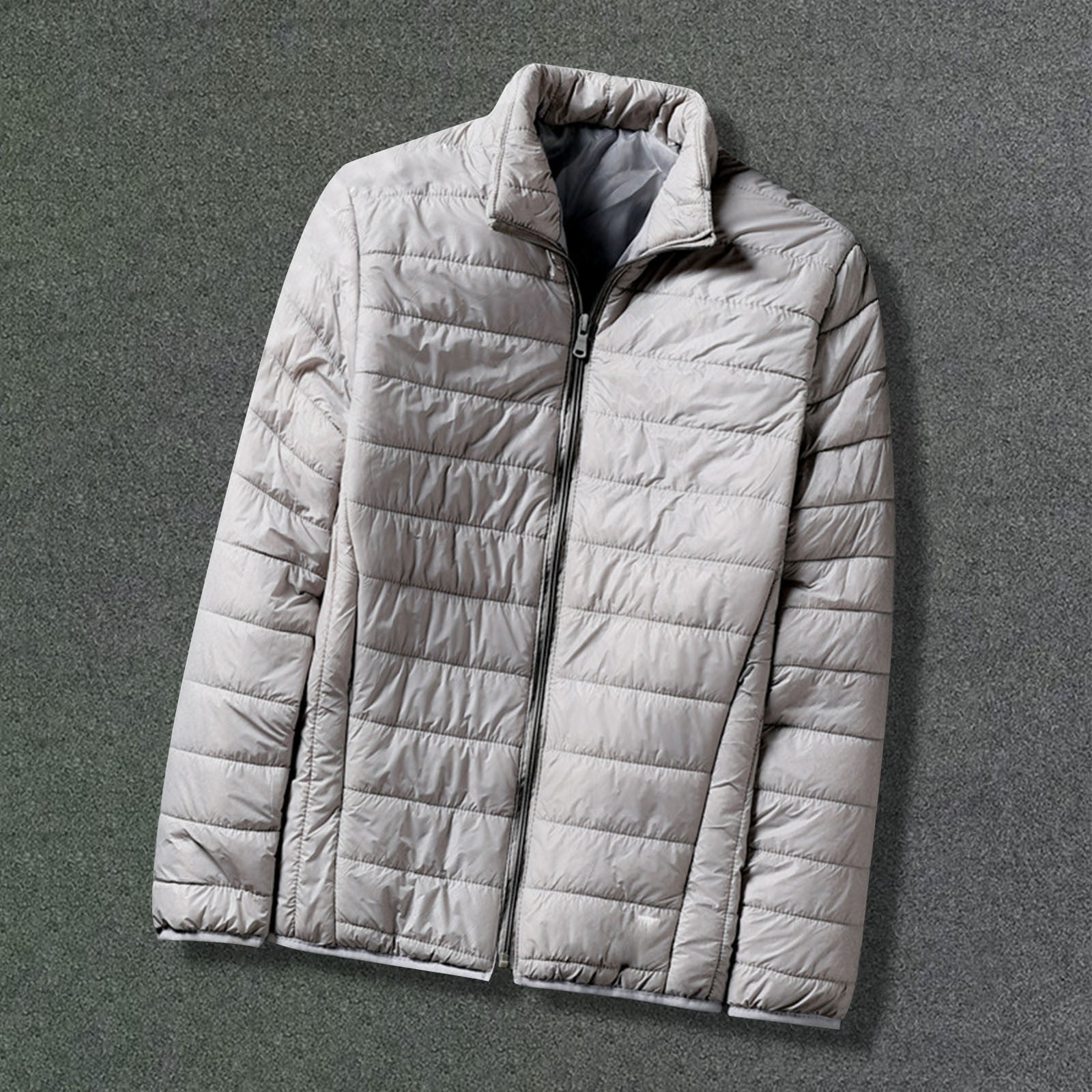 Awdenio Winter Jackets for Men Lightweight Packable Accent Puffer ...