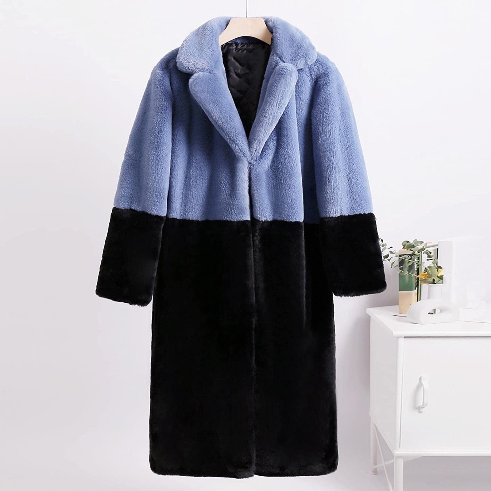 Awdenio Women's Fur & Faux Fur Jackets & Coats, Women Winter Warm Faux ...