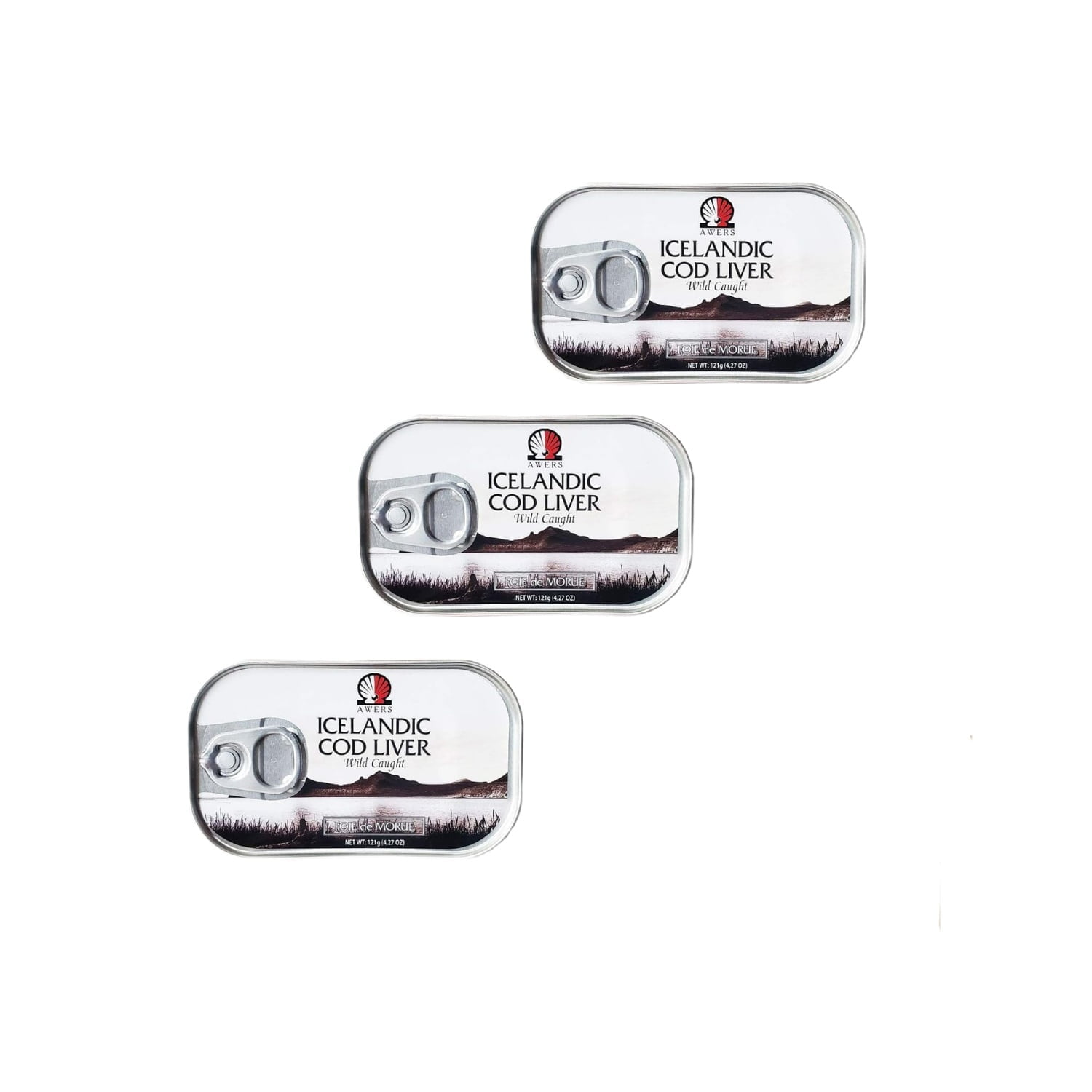 Awers Icelandic Wild-Caught Cod Liver - Gourmet Seafood Delicacy ...