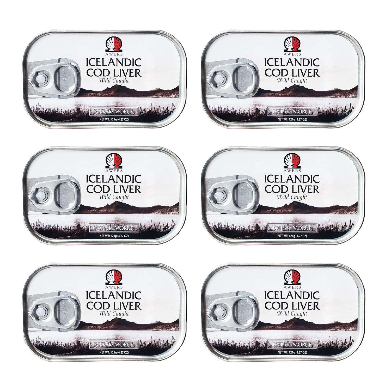 Awers Icelandic Wild-Caught Cod Liver - Gourmet Seafood Delicacy ...