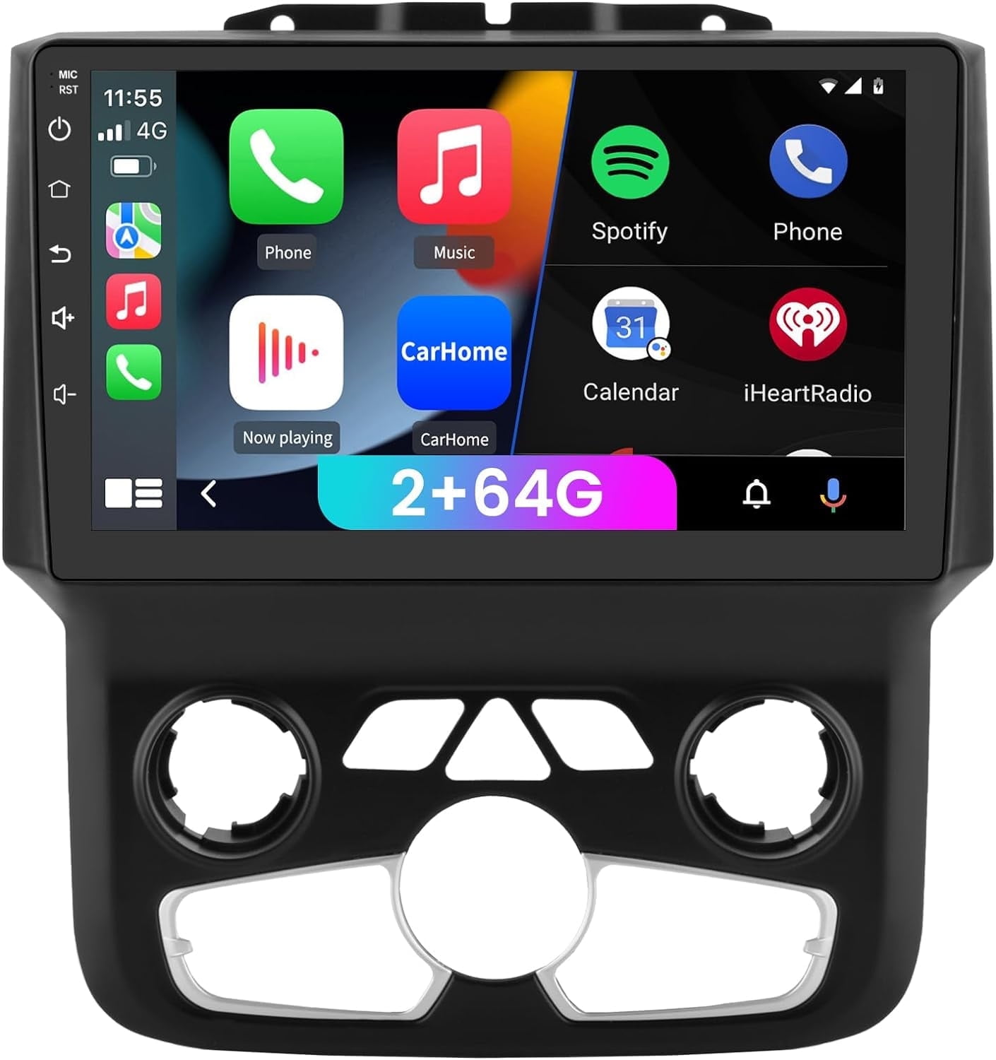 Awesafe 2GB 64GB Car Stereo Radio Compatible for Dodge Ram 2013-2019 ...