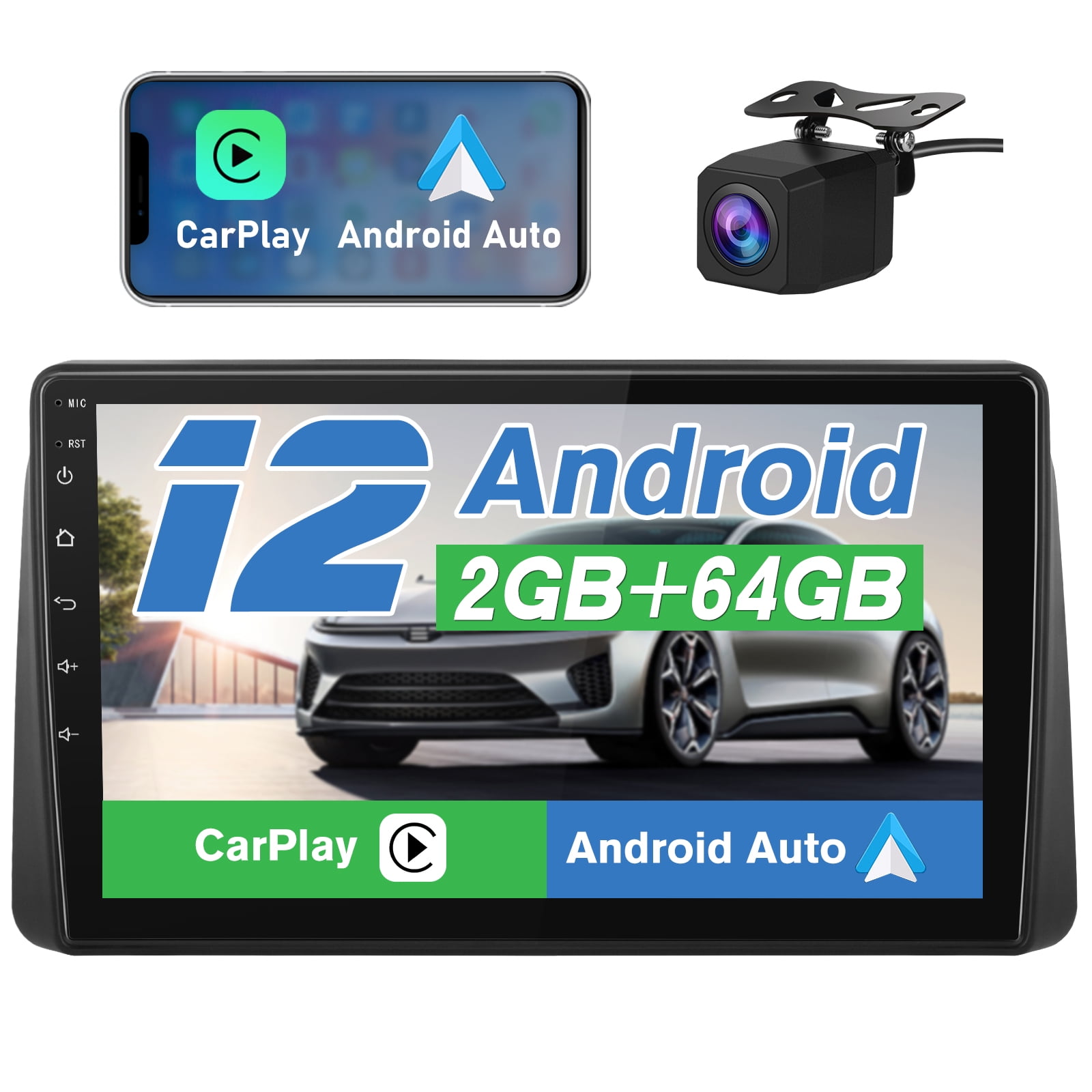 Awesafe Android 12 Wireless Carplay Car Radio Stereo for Dodge Grand ...