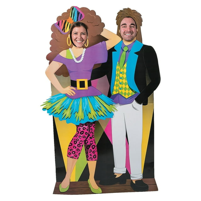 Awesome 80S Couple Stand In Stand Up - Party Decor - 1 Piece - Walmart.com
