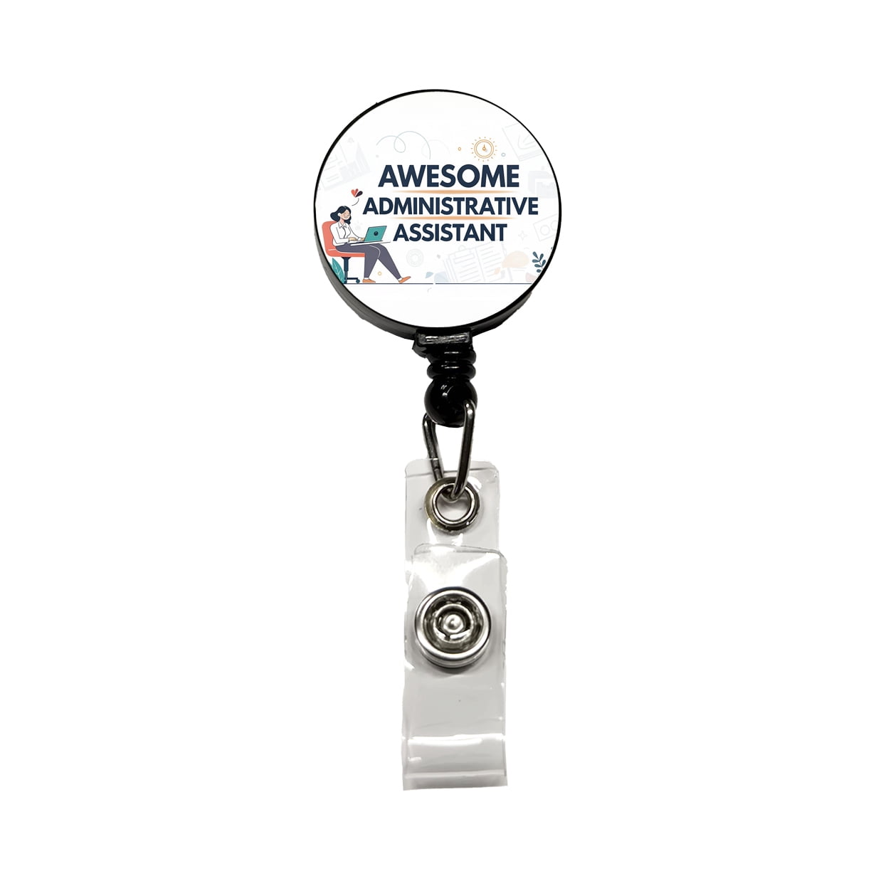 Awesome Administrative Assistant Inspirational Retractable Reel ID ...
