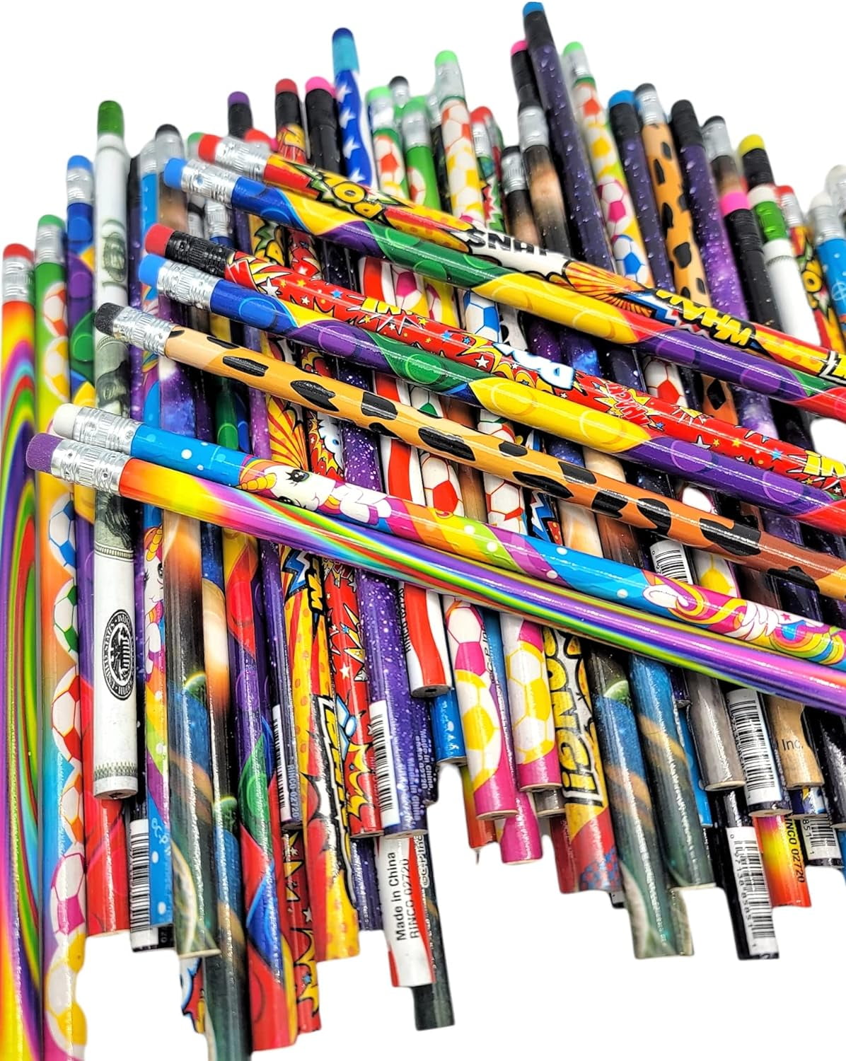 Awesome Assortment of Various Designs Pencils Totally Random Pick (24 ...