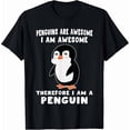 Awesome Cartoon "I Am a Penguin" T-Shirt for Penguin Lovers - Cute ...